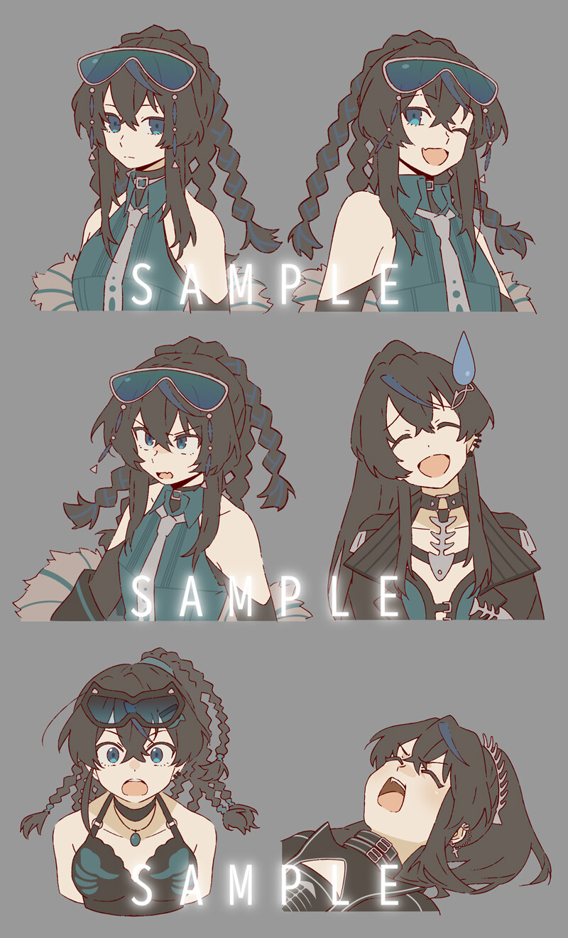 ArtStation - Expression Sheet