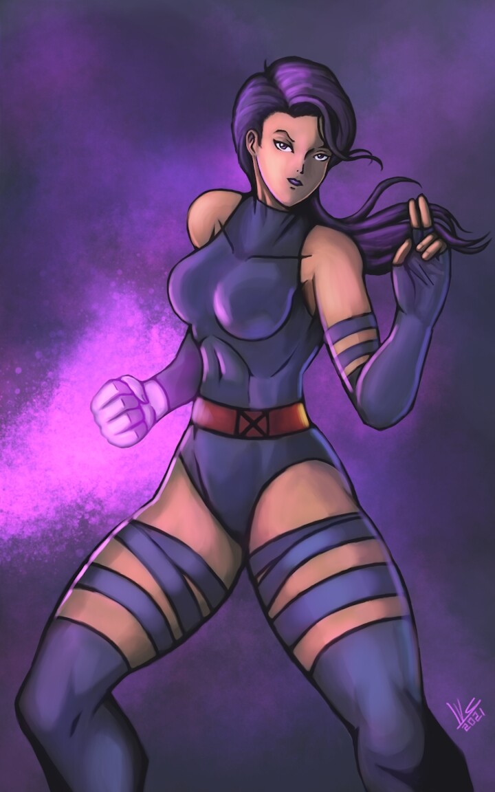 ArtStation - XMen - Psylocke
