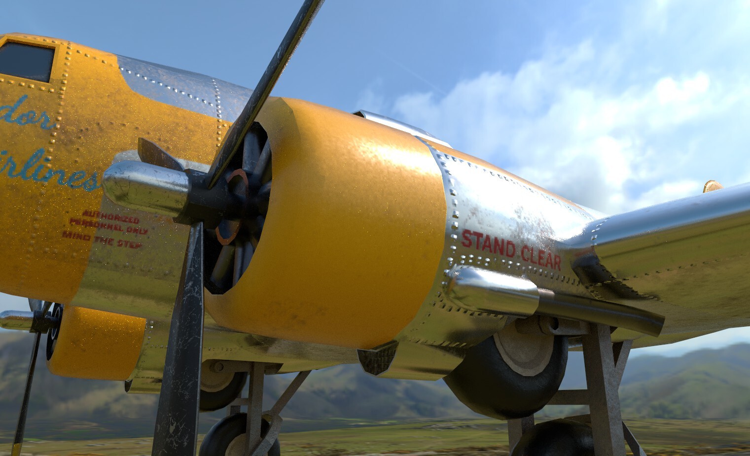 Matthew Louden - 2-Day DC-3 Model + 2-Day Animation (4 Days Total)