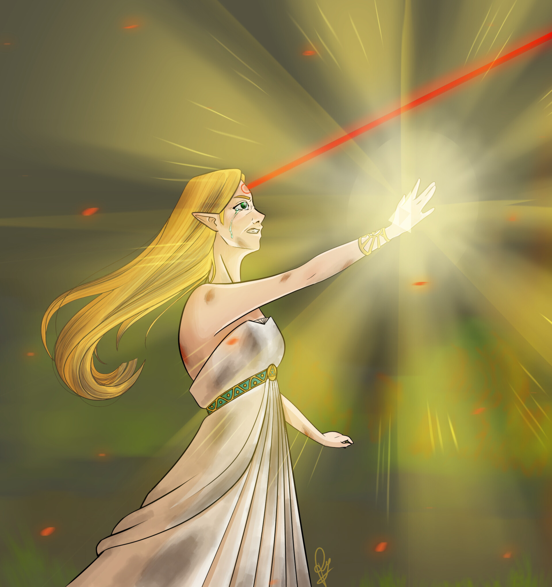 ArtStation - Zelda's Power Awakening