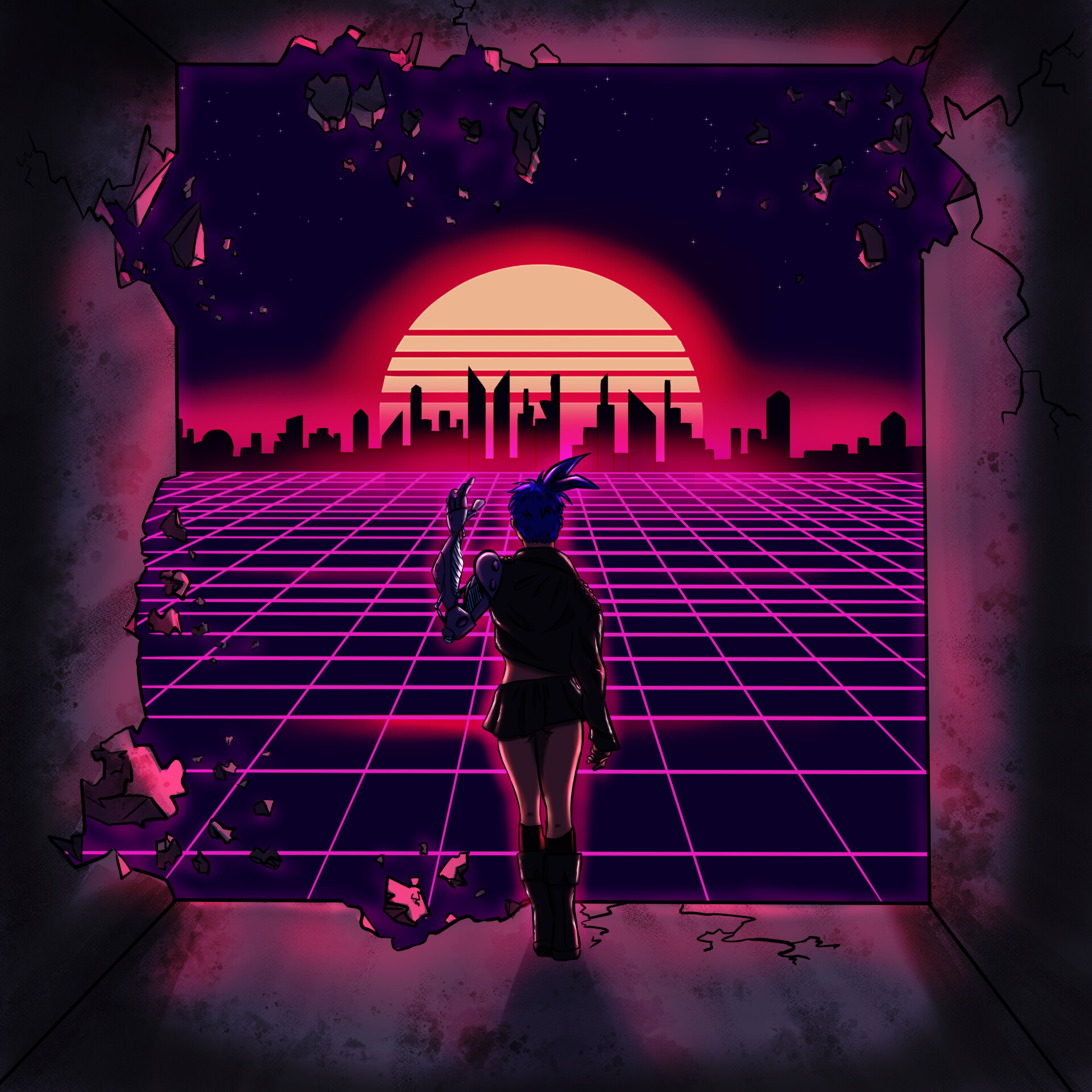 ArtStation - Lo-Fi Girl in a Lo-Fi World - album cover