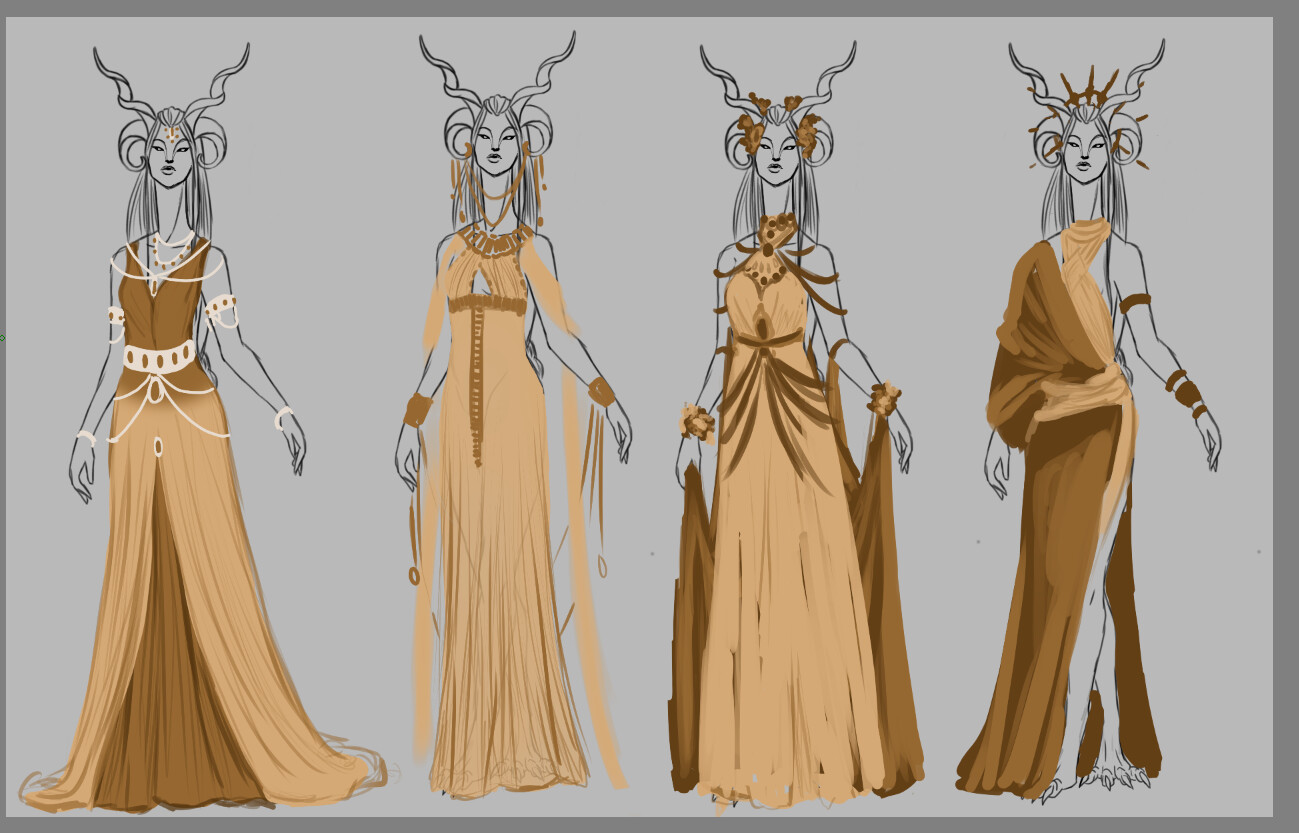 ArtStation - Aine Concept Art Progress