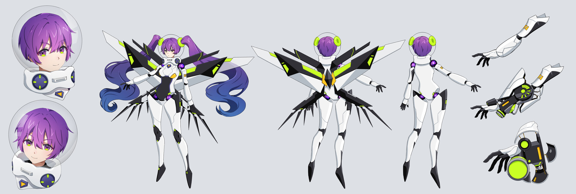 ArtStation - cyborg sheet