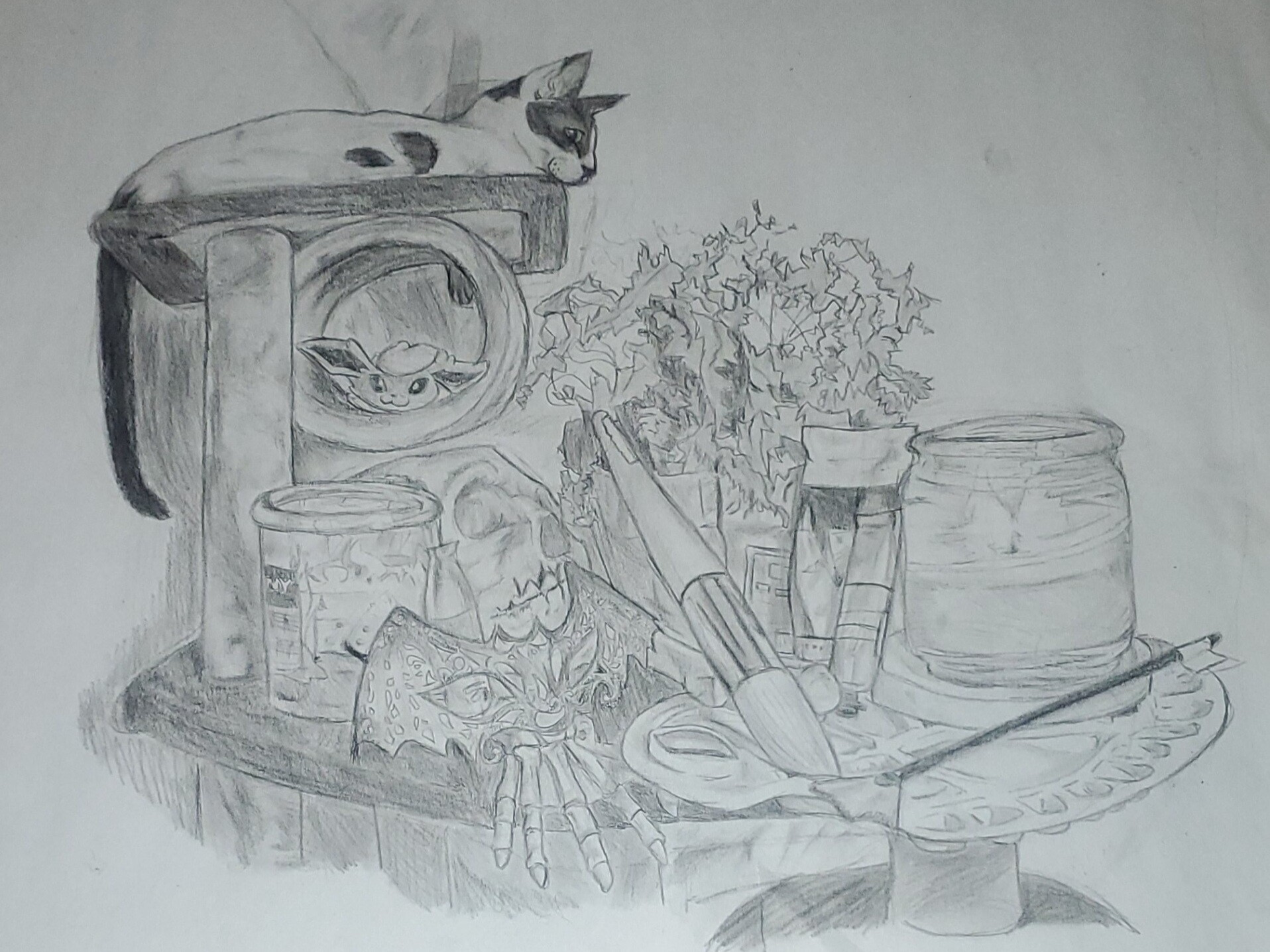 ArtStation - Vanitas Sketch Cat