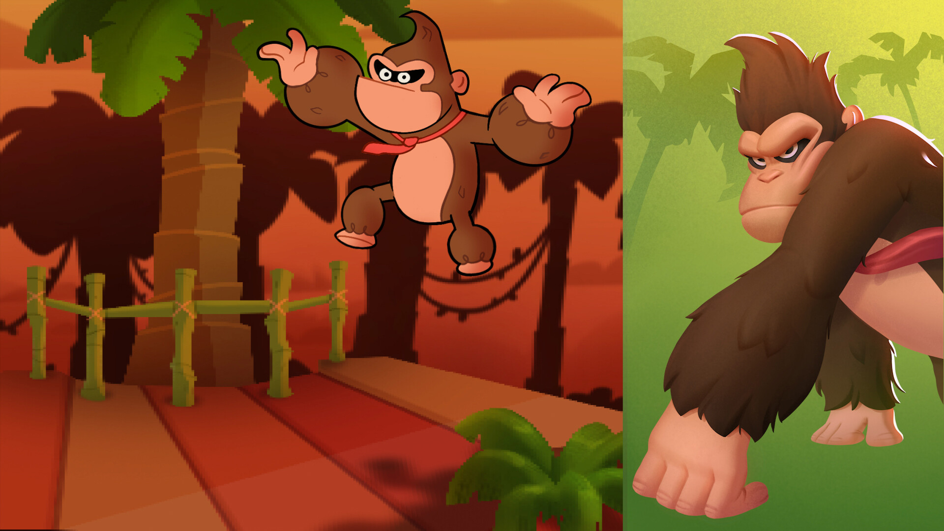 Cartoon Donkey Kong