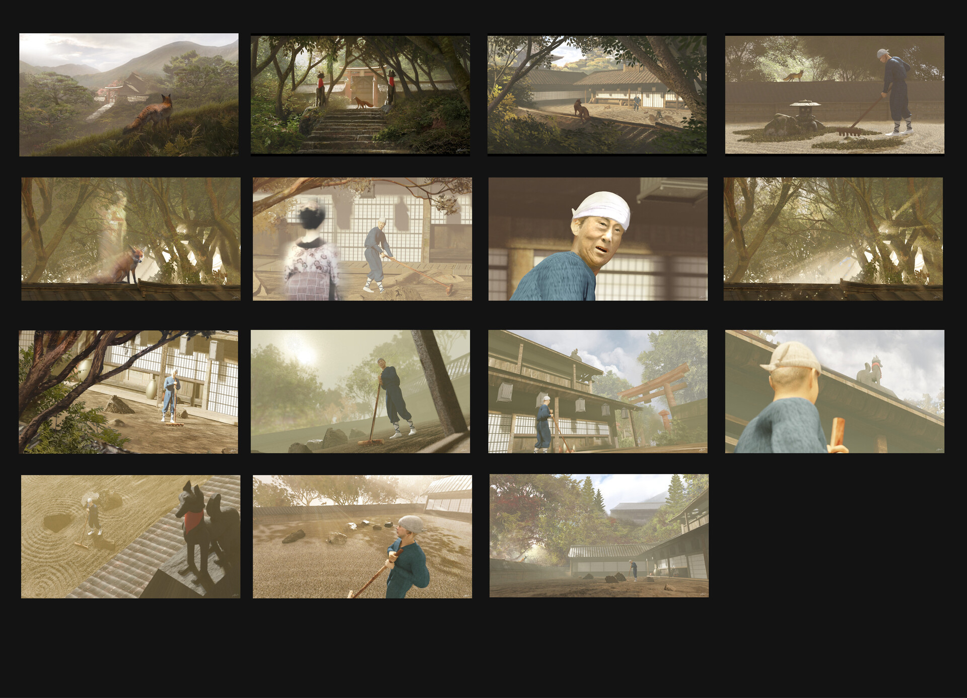 ArtStation - Keyframe Illustration 1: Temple