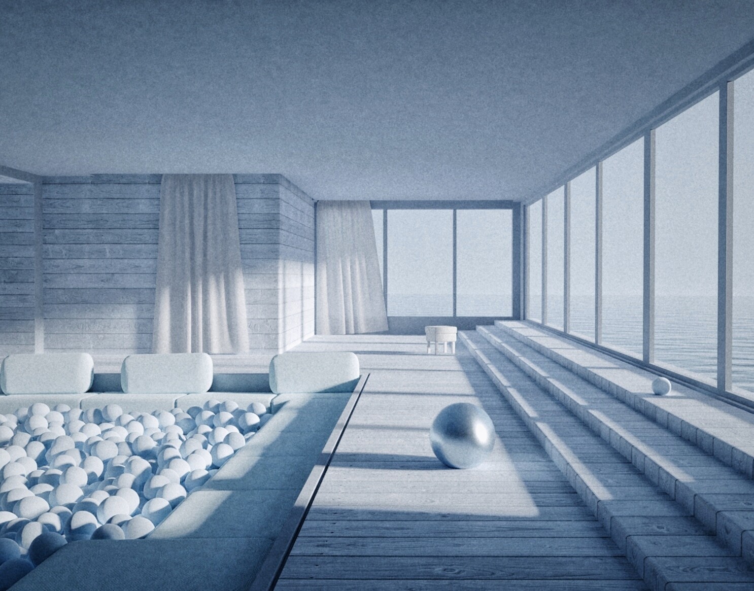 ArtStation - the blue house