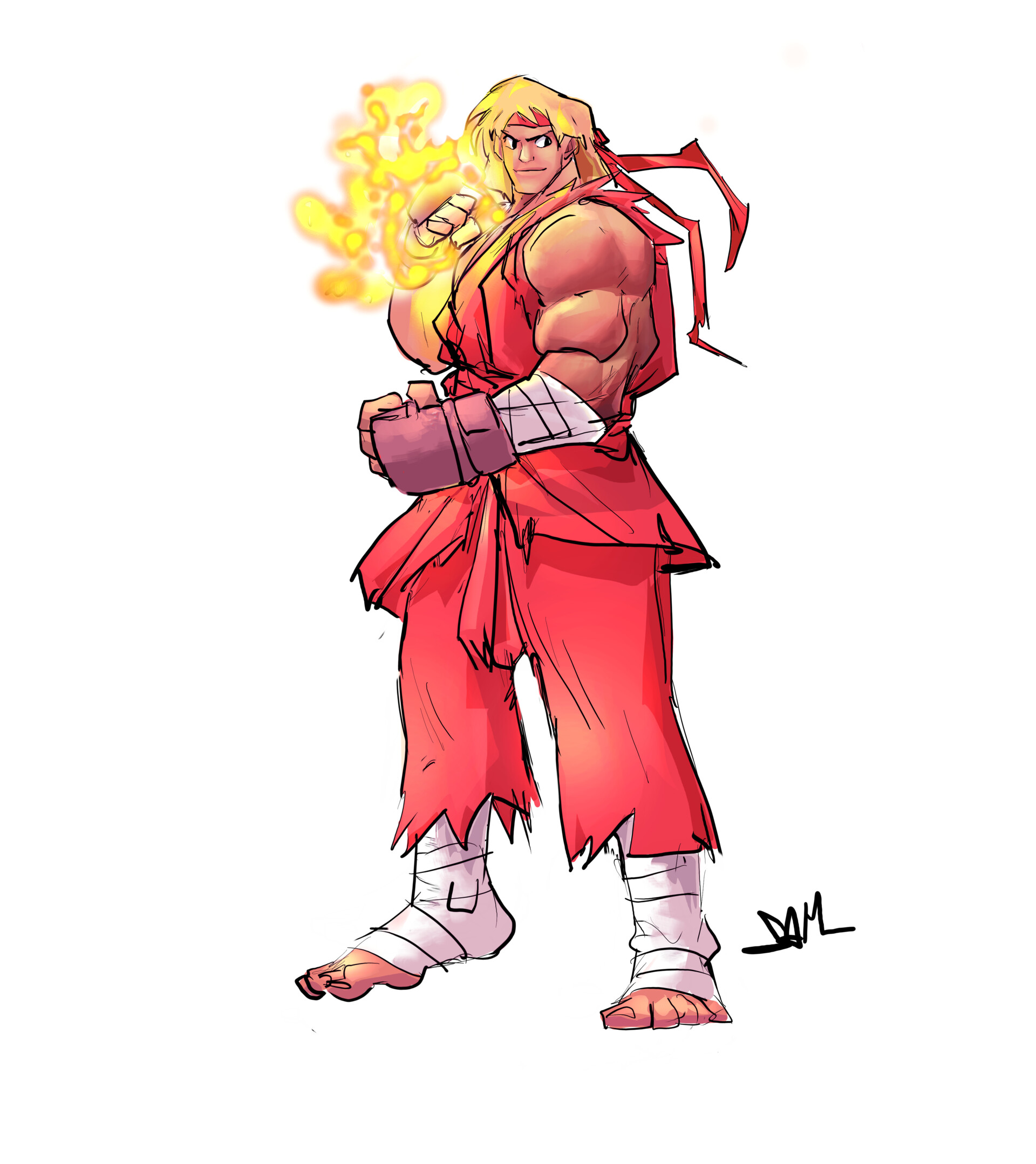 ArtStation - Ken Street fighter