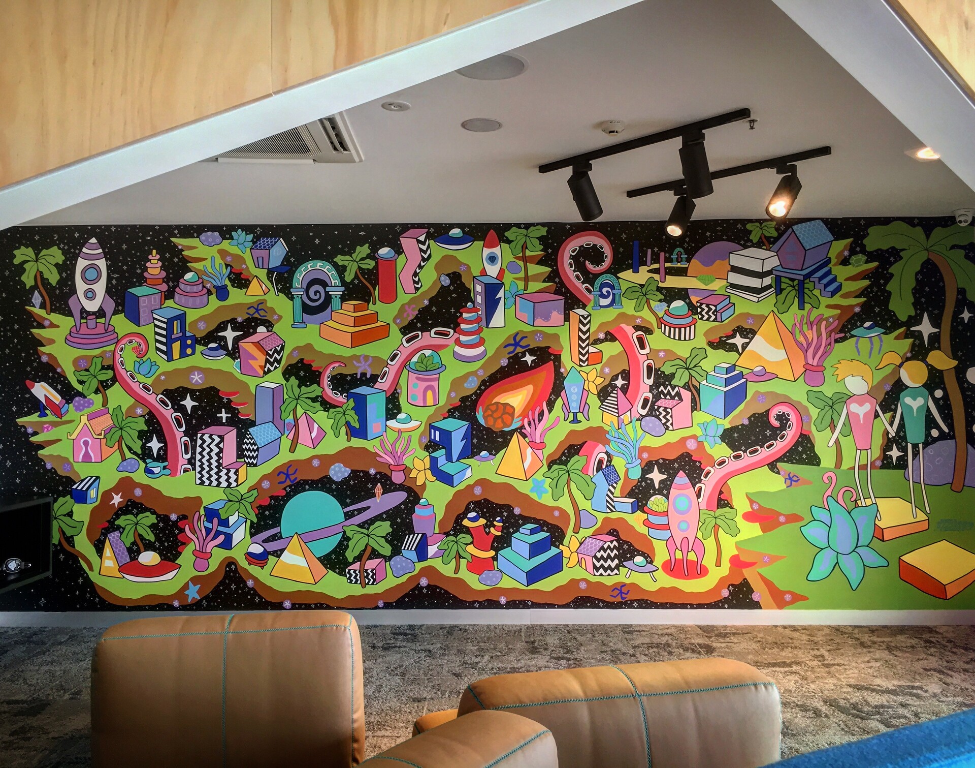 ArtStation - Skyworld Mural