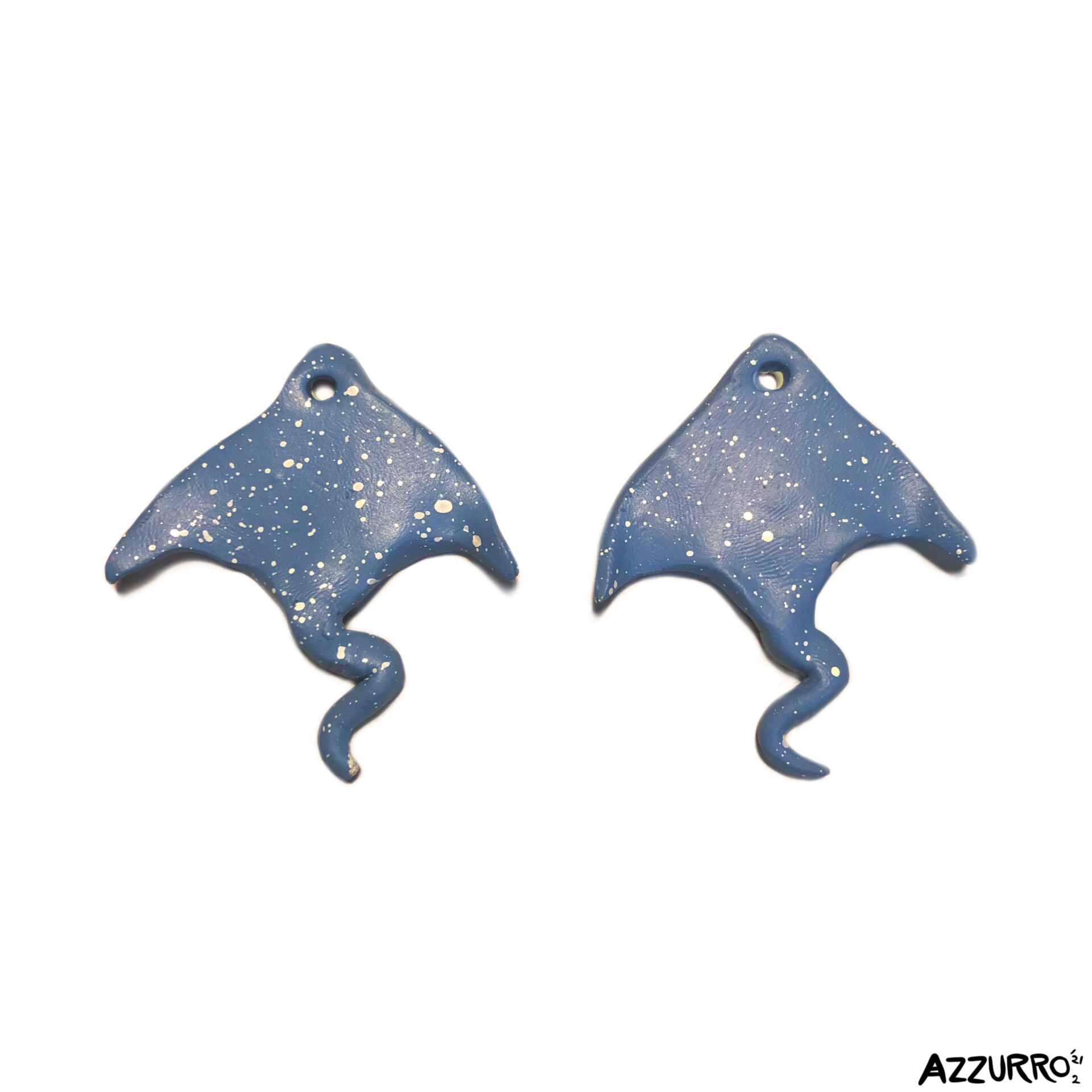 ArtStation - Southern Eagle Ray Earrings