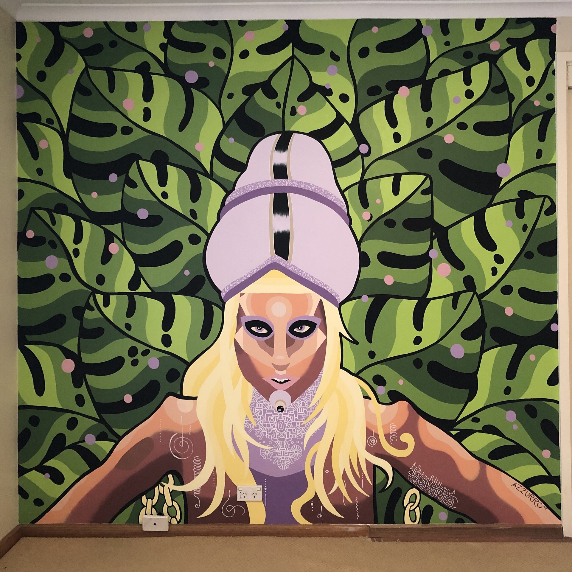 ArtStation - Alien Gaga Mural