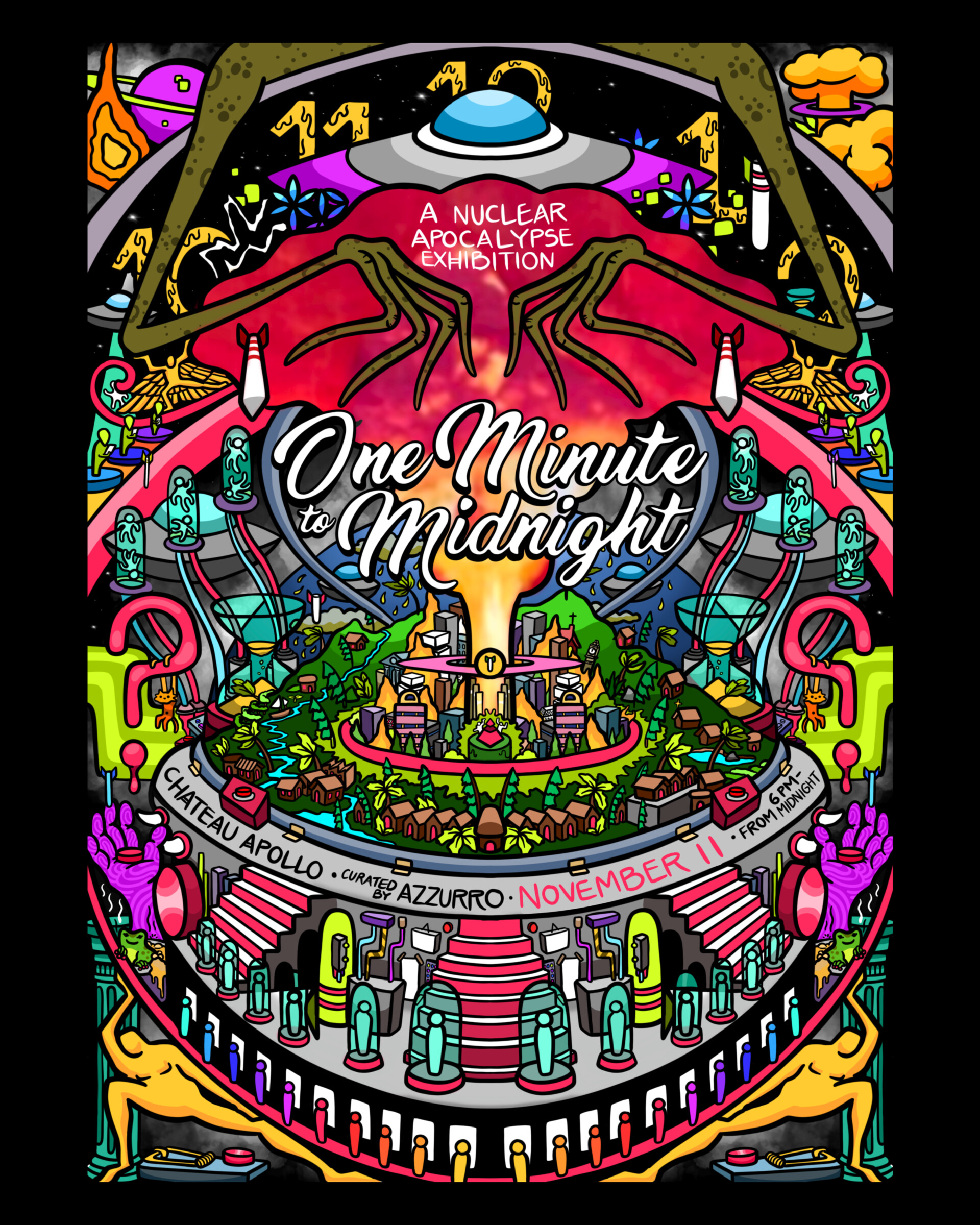 ArtStation - One Minute to Midnight Exhibition Poster