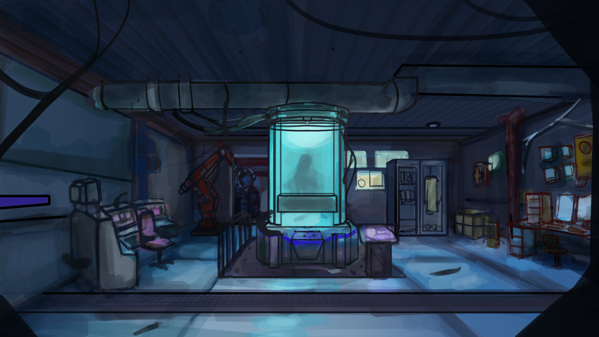 ArtStation - Science Lab in Arcon Inc