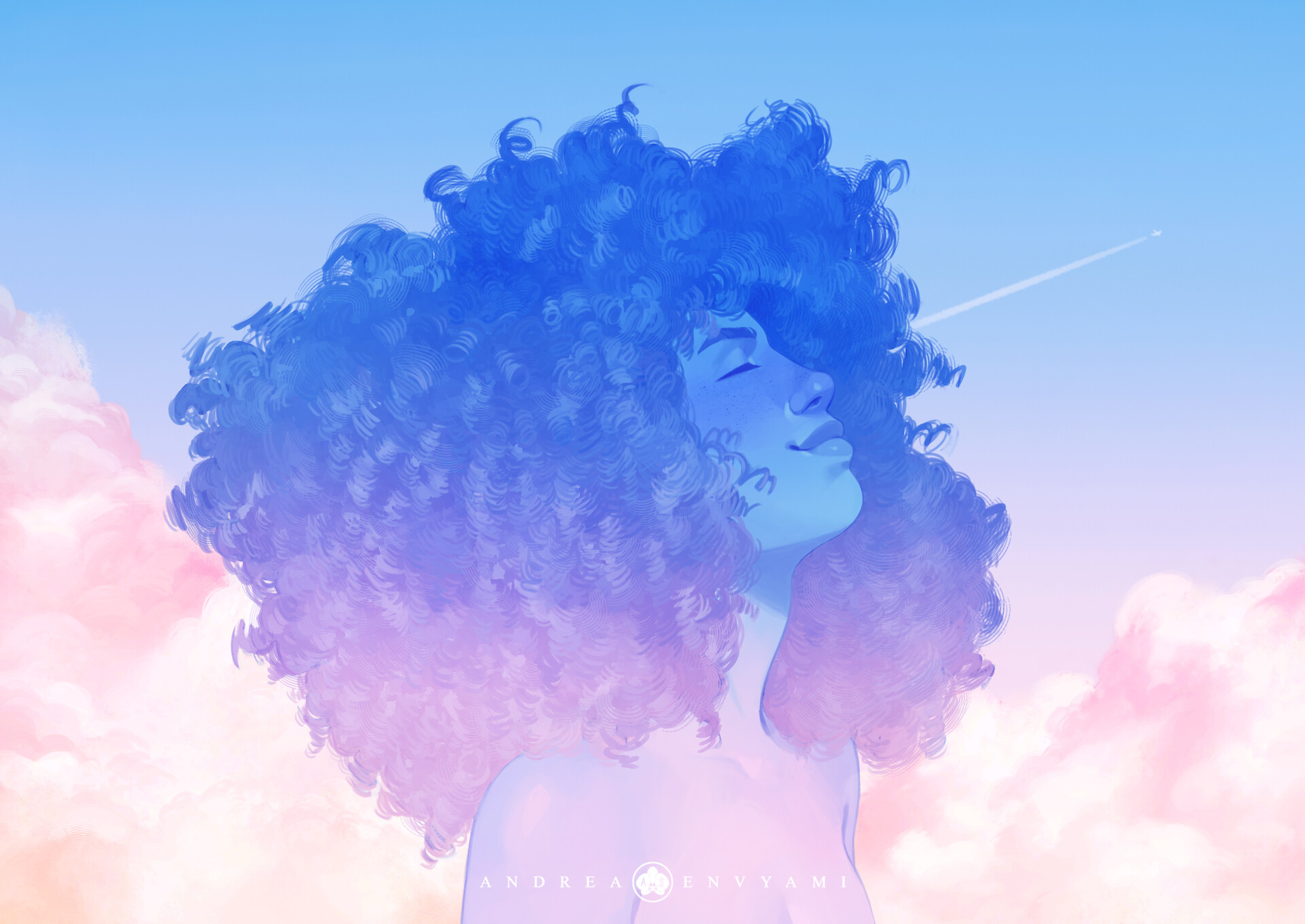 ArtStation - Sky woman