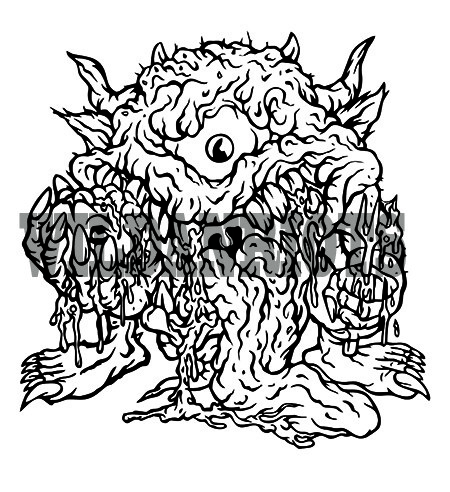 ArtStation - Monster One eye. Illustration, Cartoon Free Style