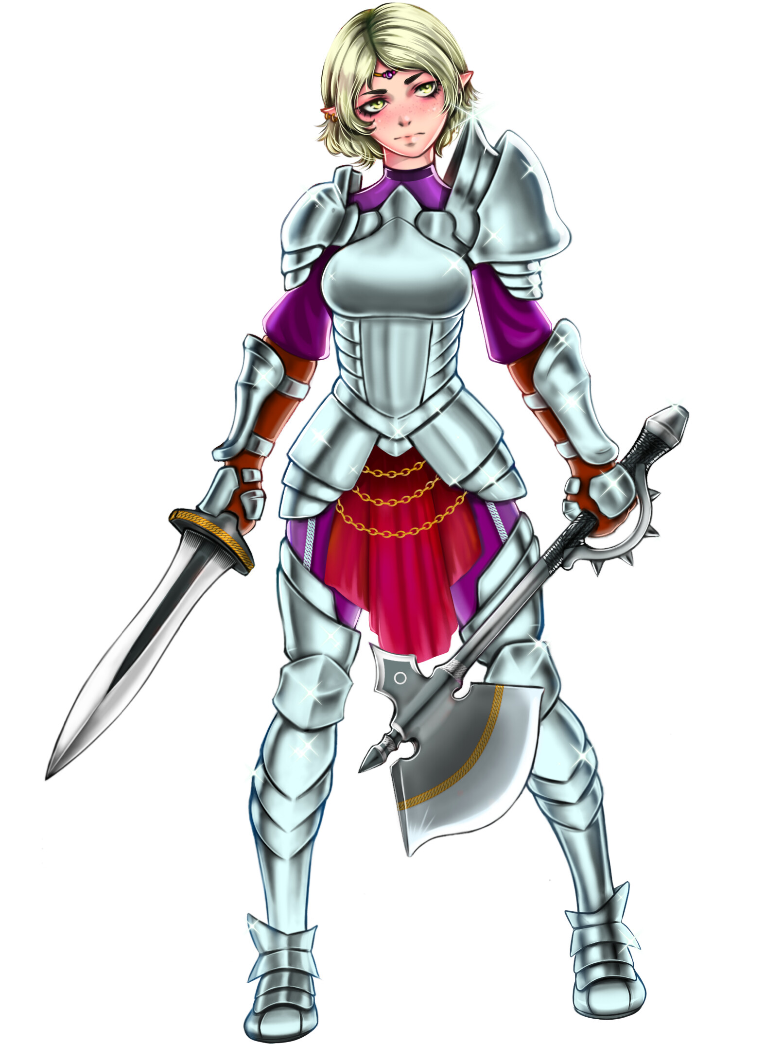 ArtStation - fantasy knight girl