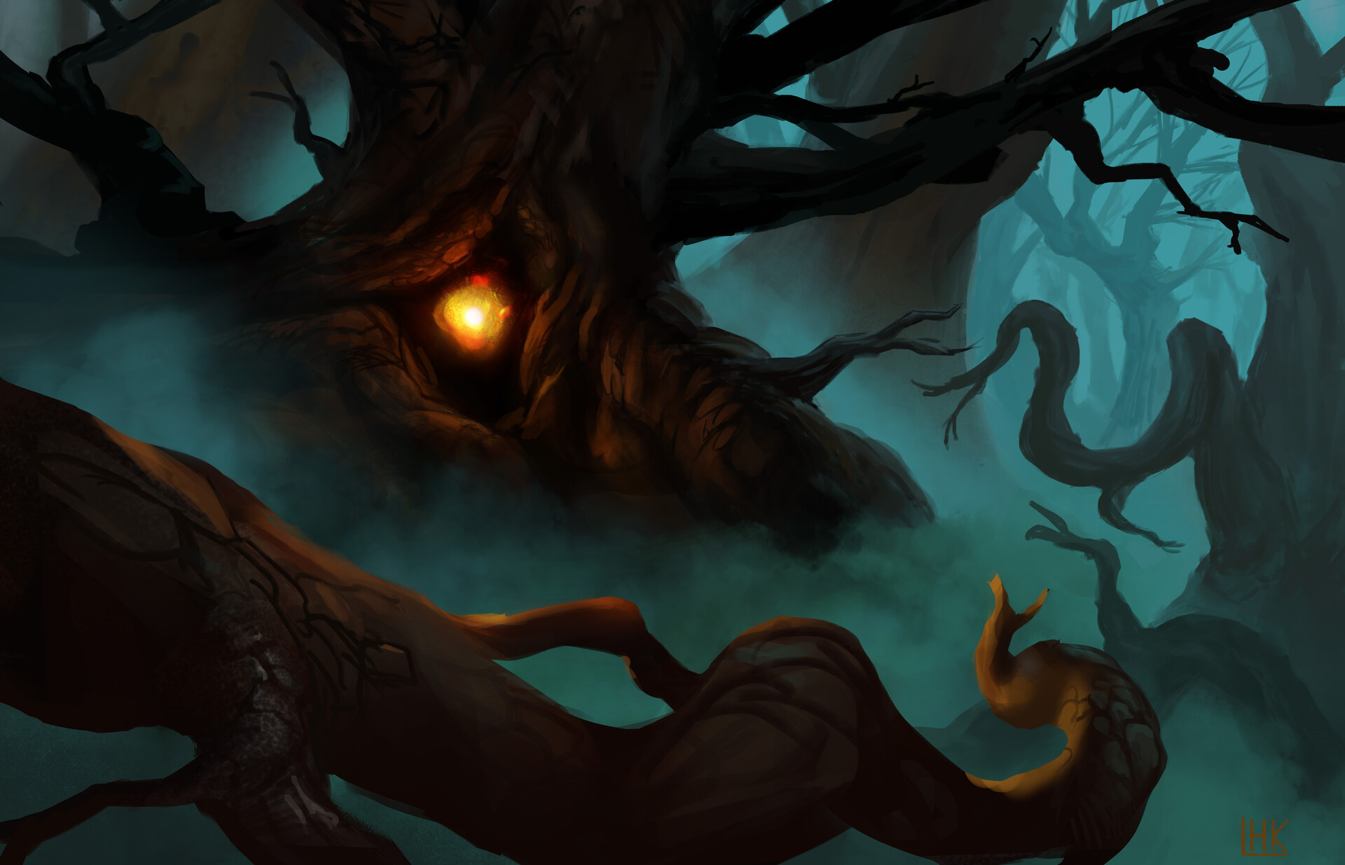 ArtStation - Posessed tree