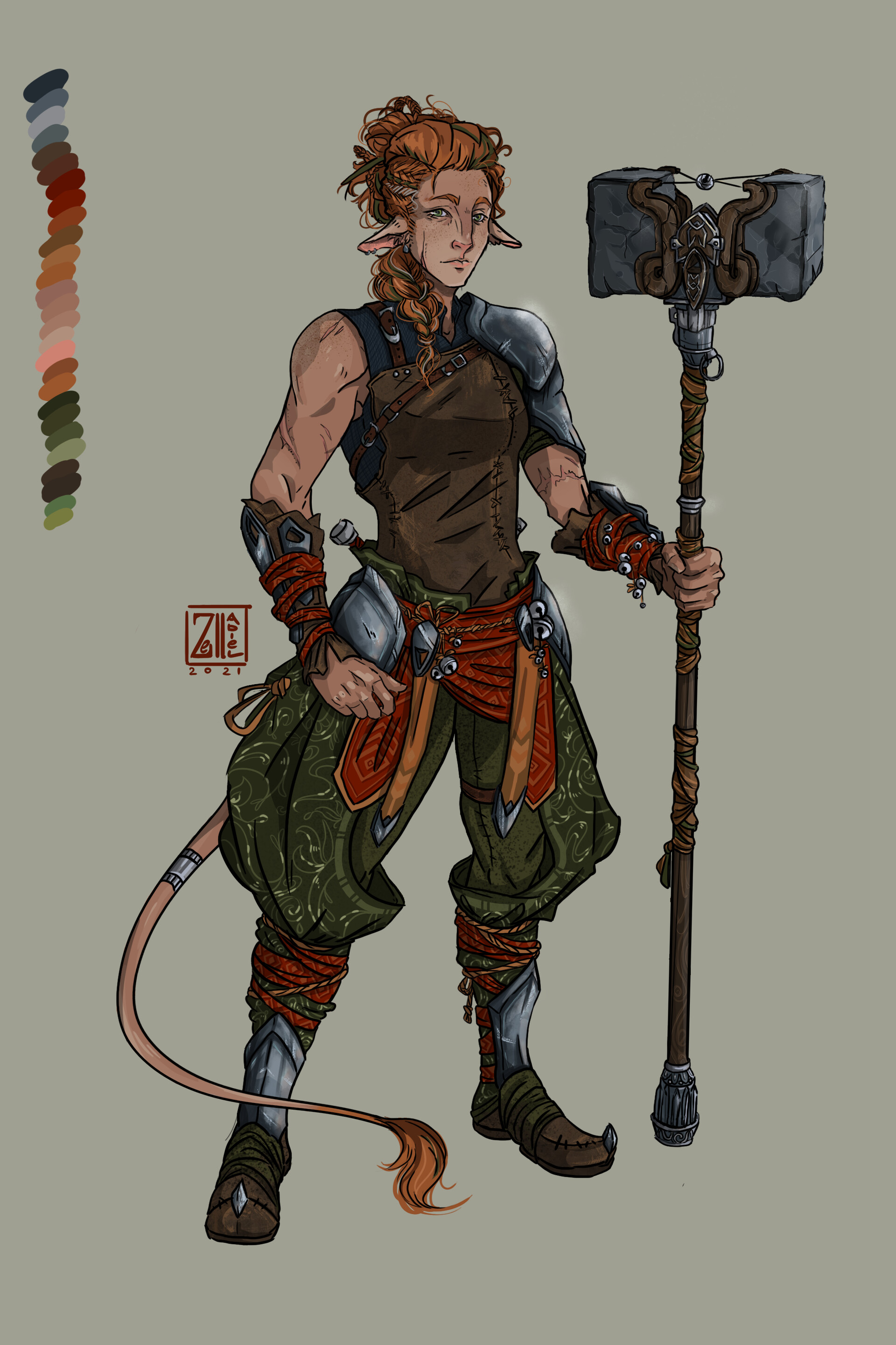 ArtStation - DnD Barbarian