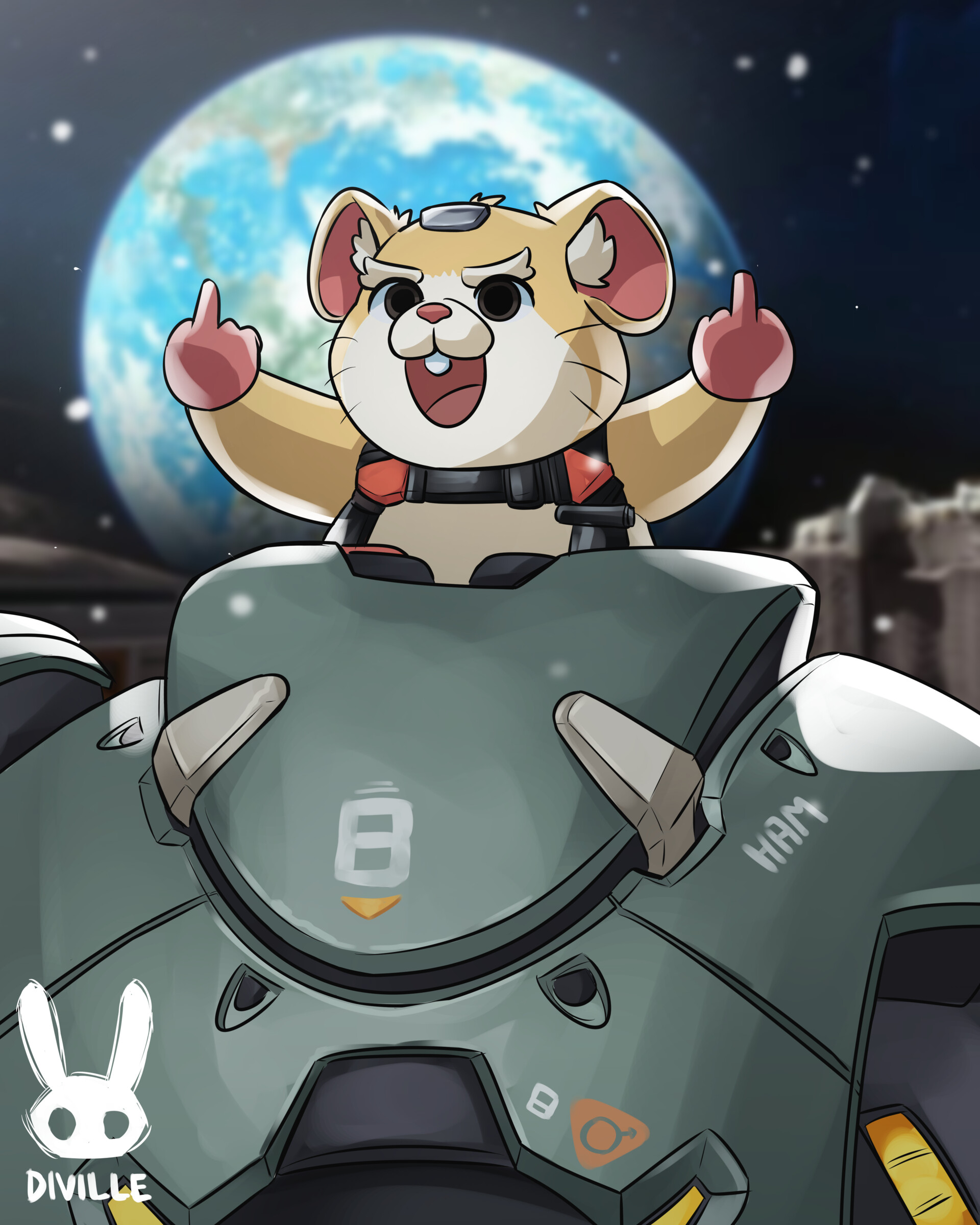 ArtStation - Overwatch's Hammond