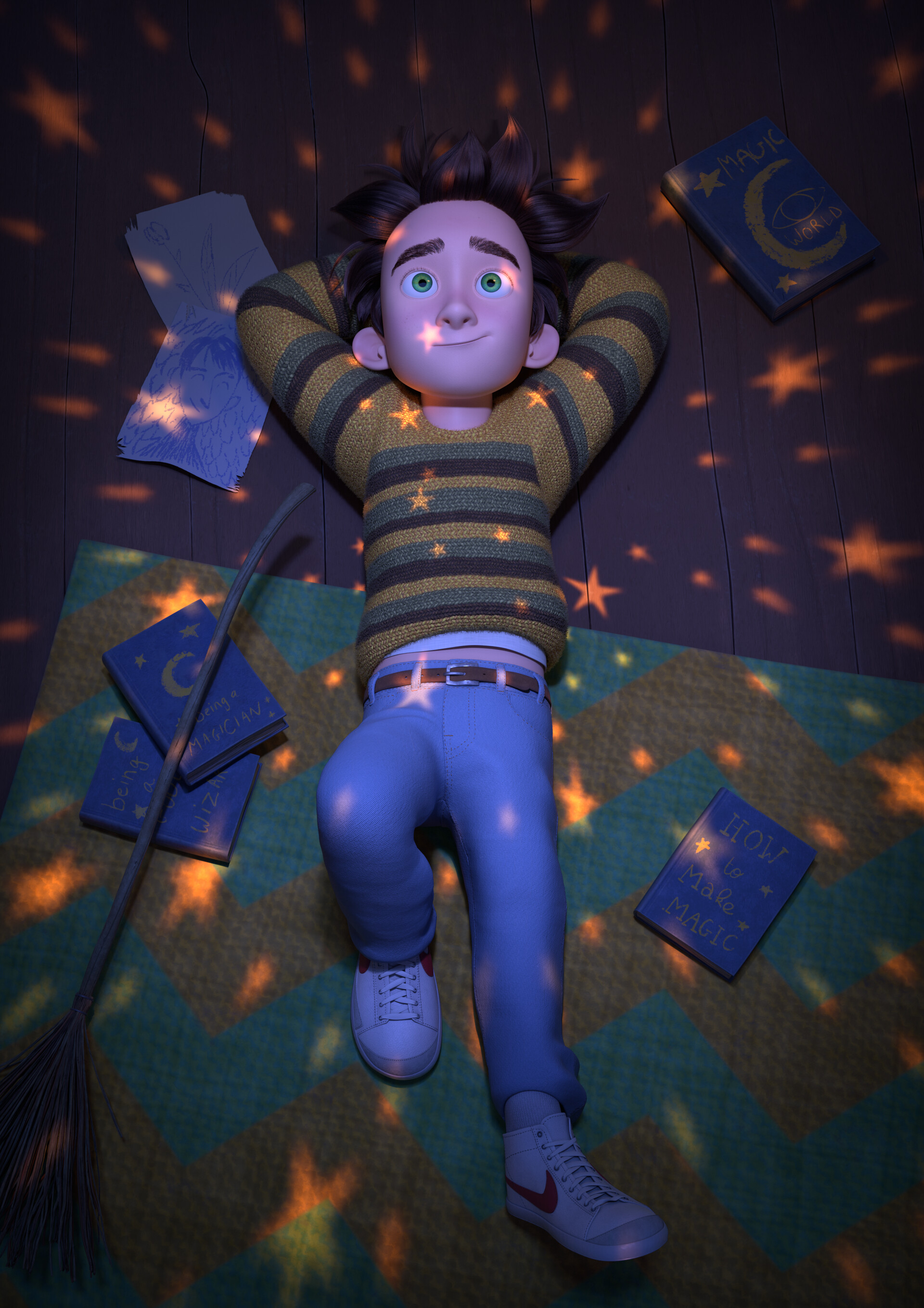 ArtStation - Little Wizard