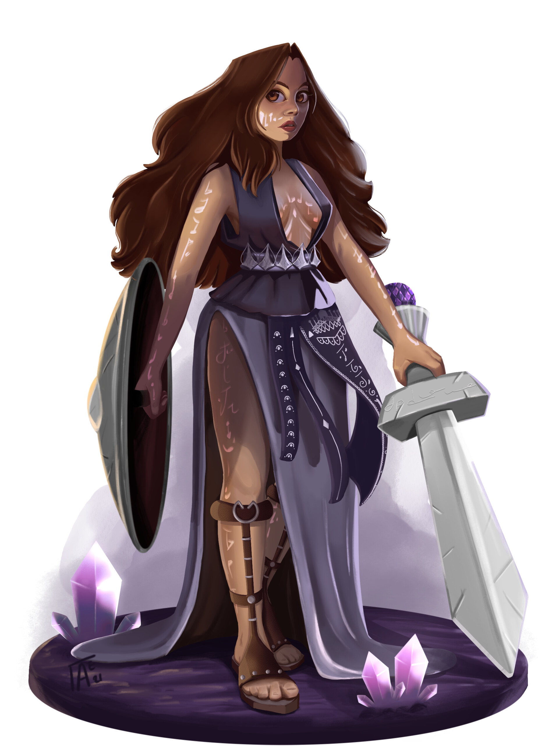 ArtStation - Magic Warrior