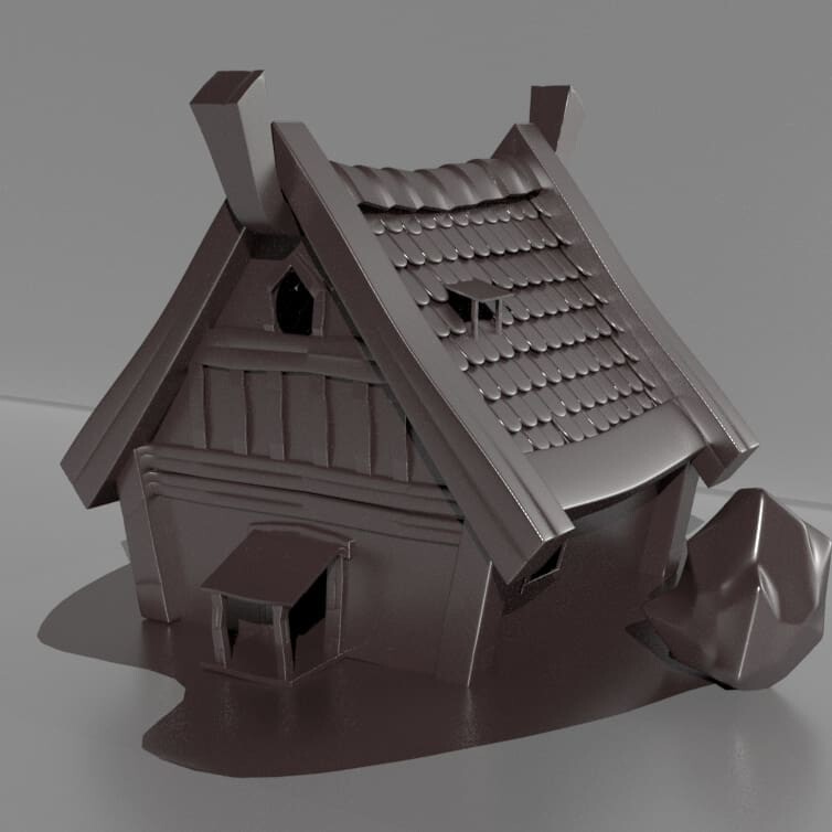 ArtStation - 🍫3D Hut Model🍫