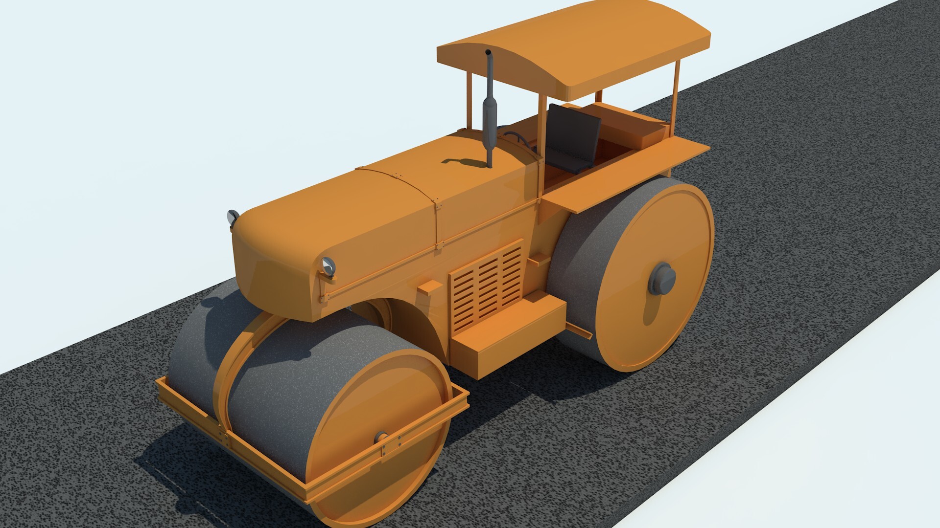ArtStation - road roller