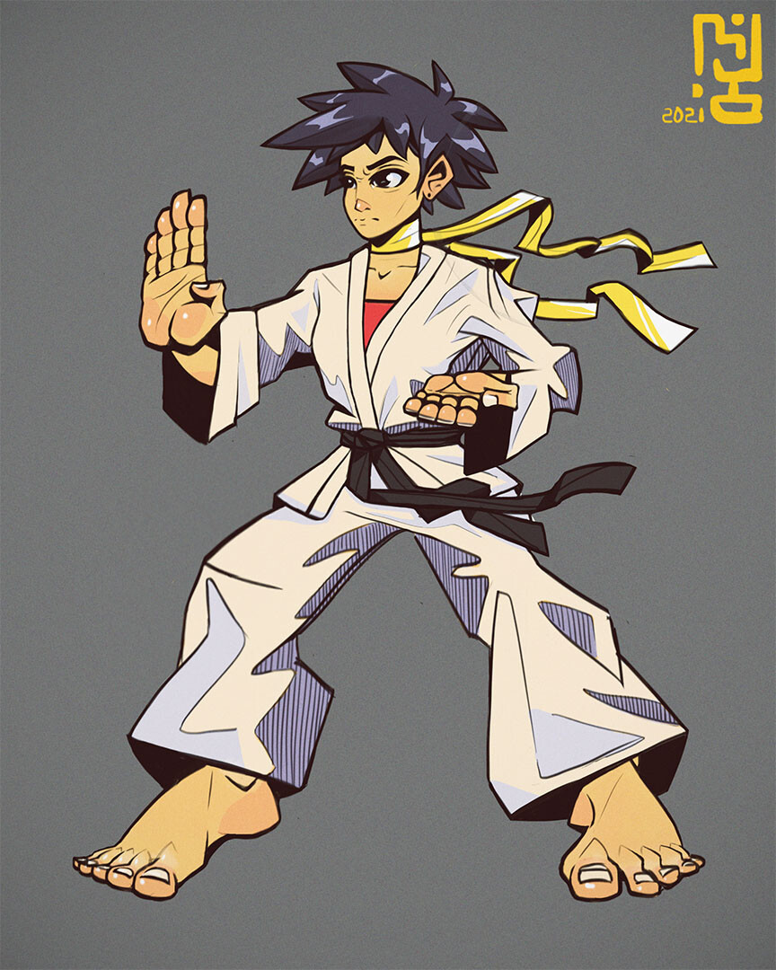 ArtStation - SFIII Makoto Fan Art