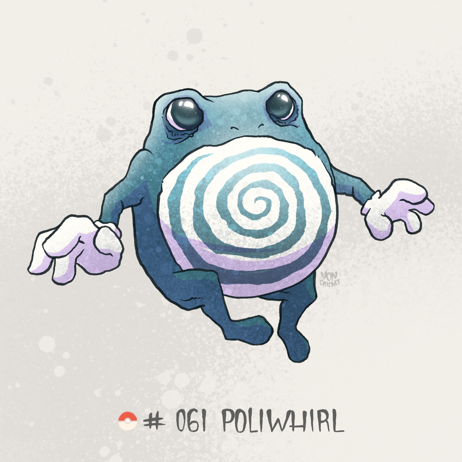 ArtStation - #061 Poliwhirl