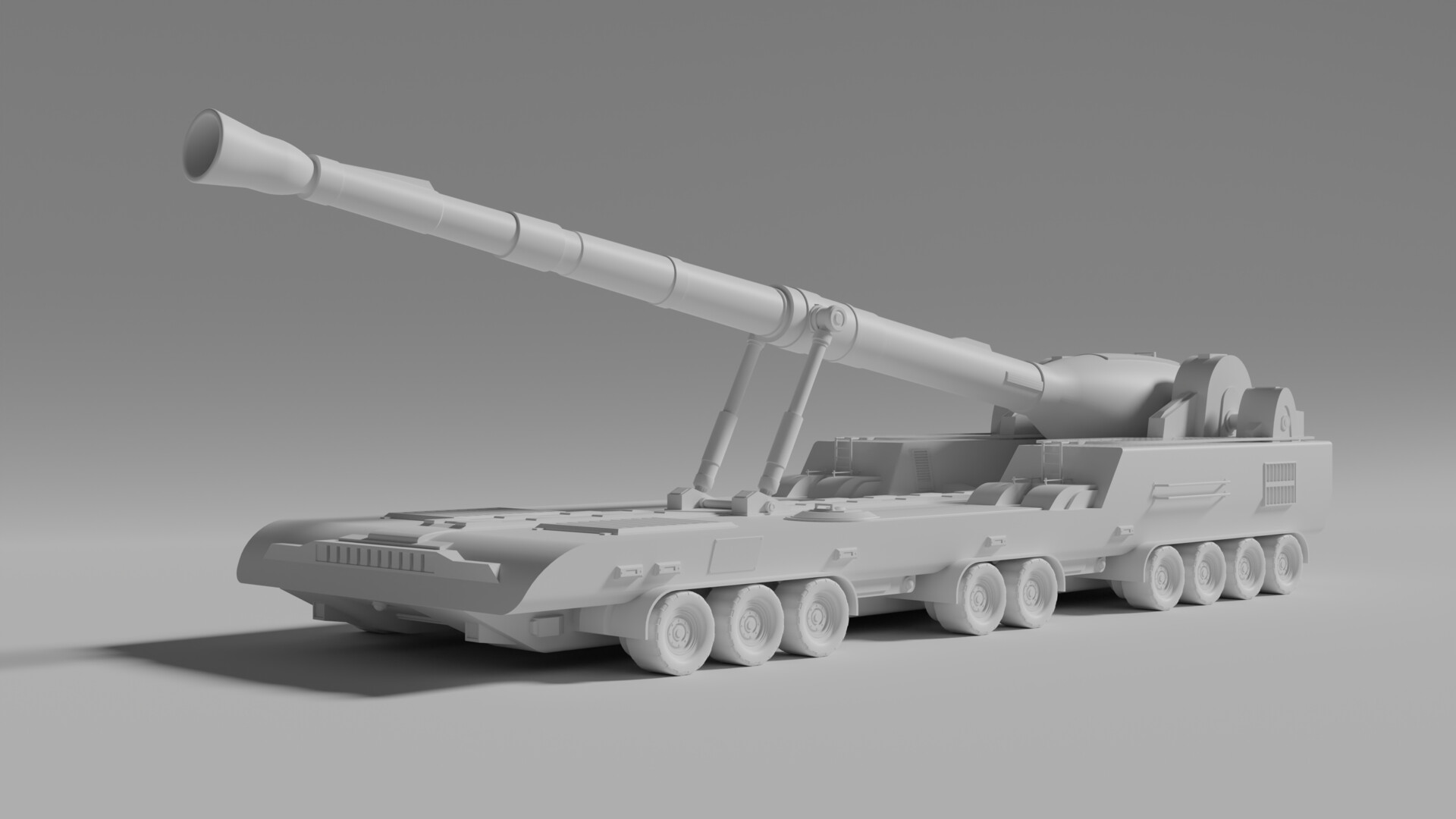 ArtStation - Mobile Artillery Cannon