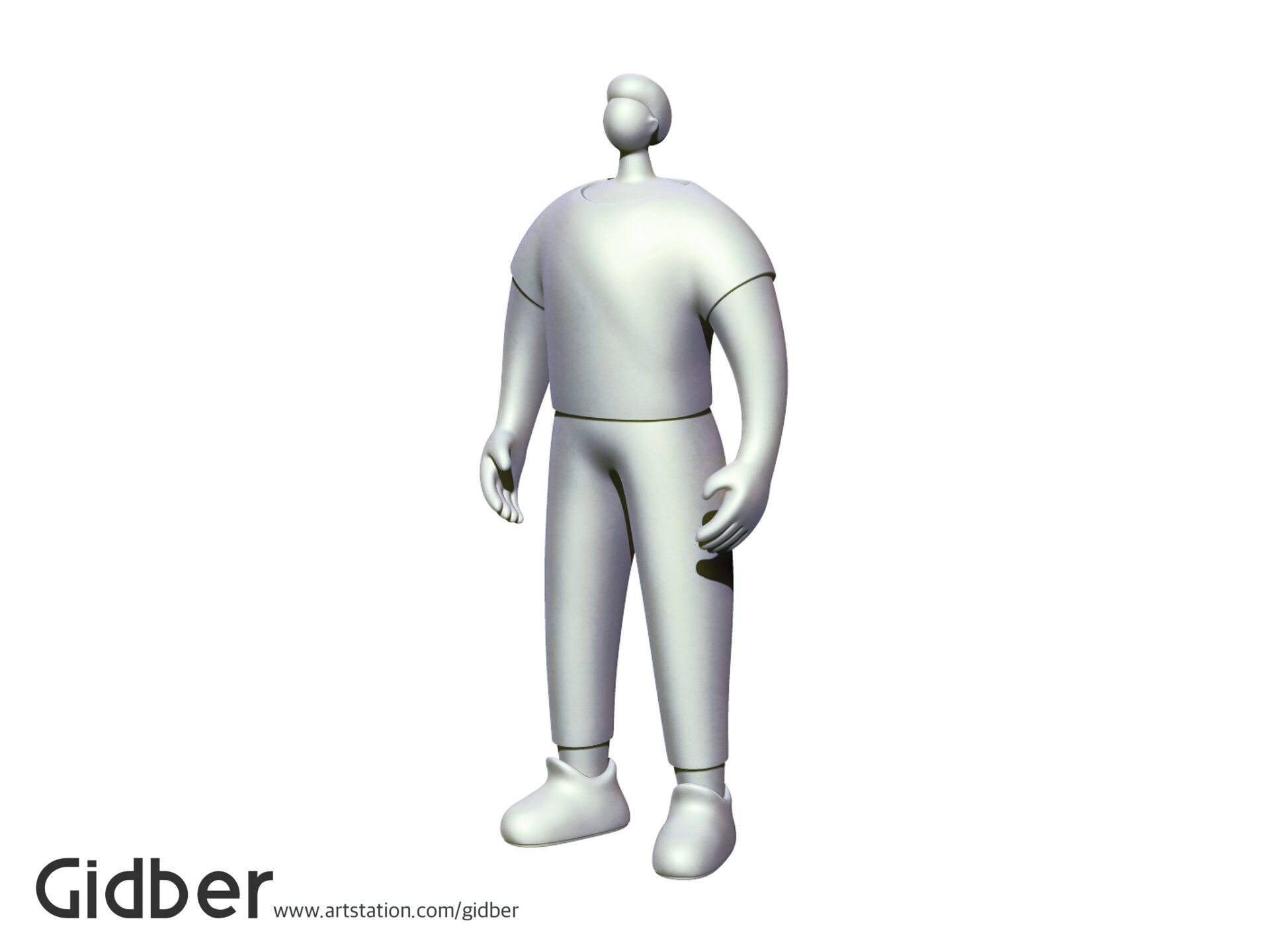 ArtStation - Minimalistic character