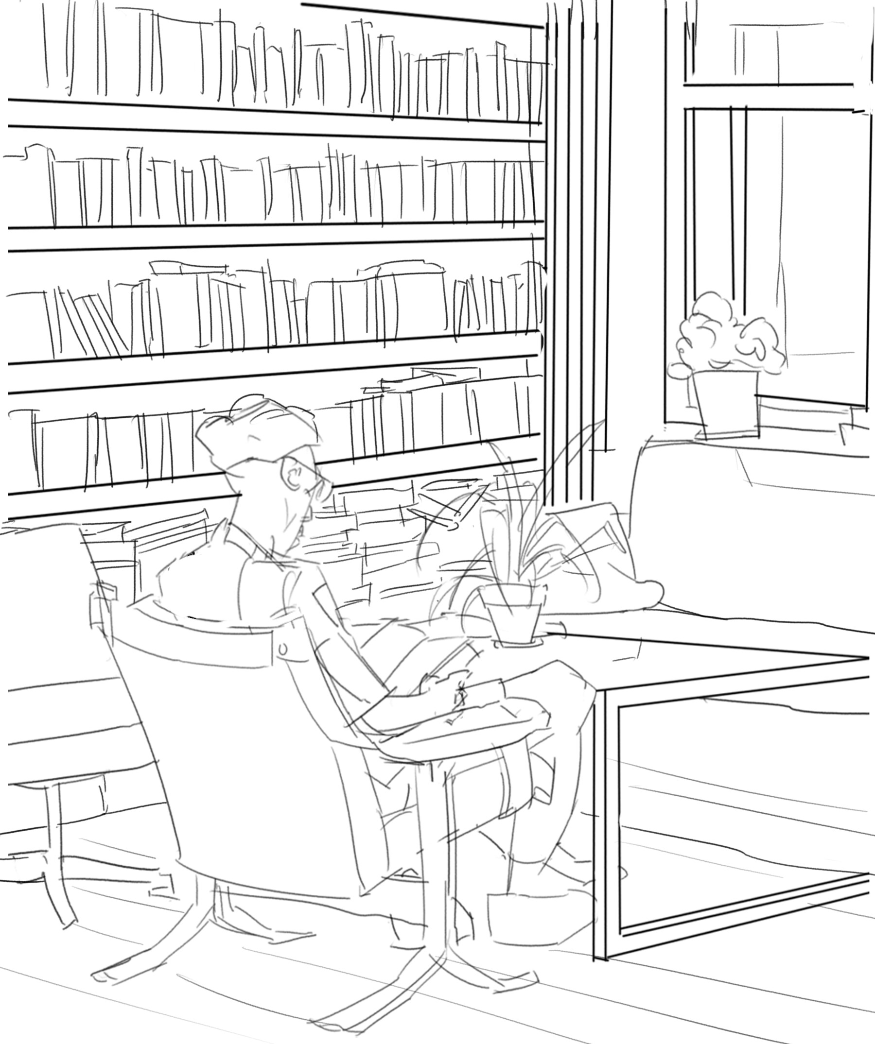 Jade HL - Reference Drawing - The Reading Room Jade HL - Reference Drawing - The Reading Room