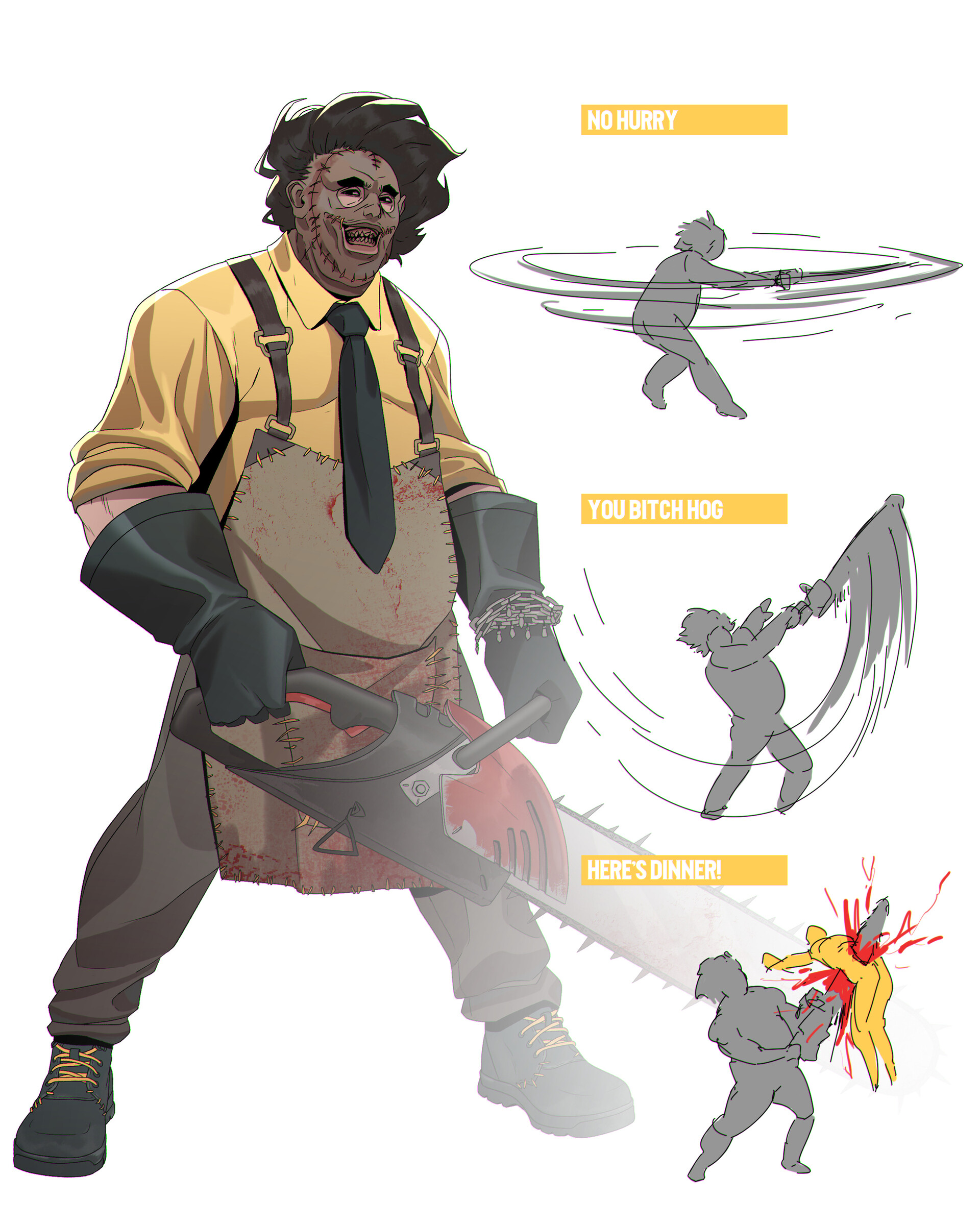 nixxus_art - STREET SLASHER - Leatherface