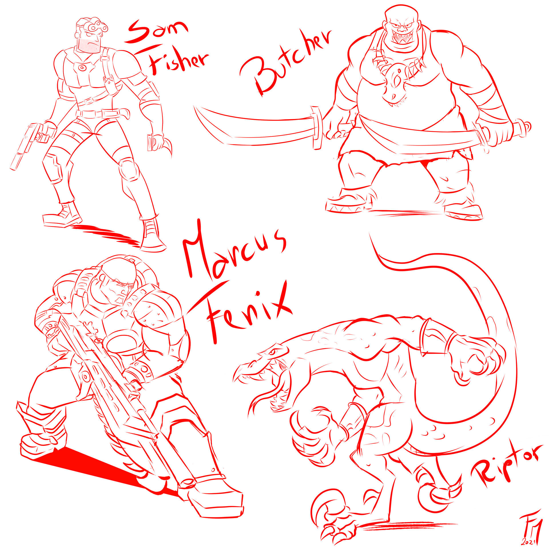 ArtStation - Sktech - referencias