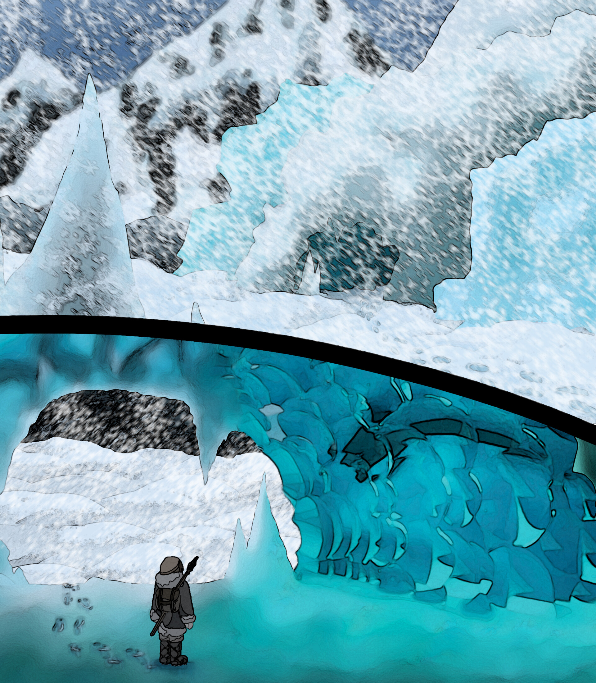 ArtStation - Ice Monster