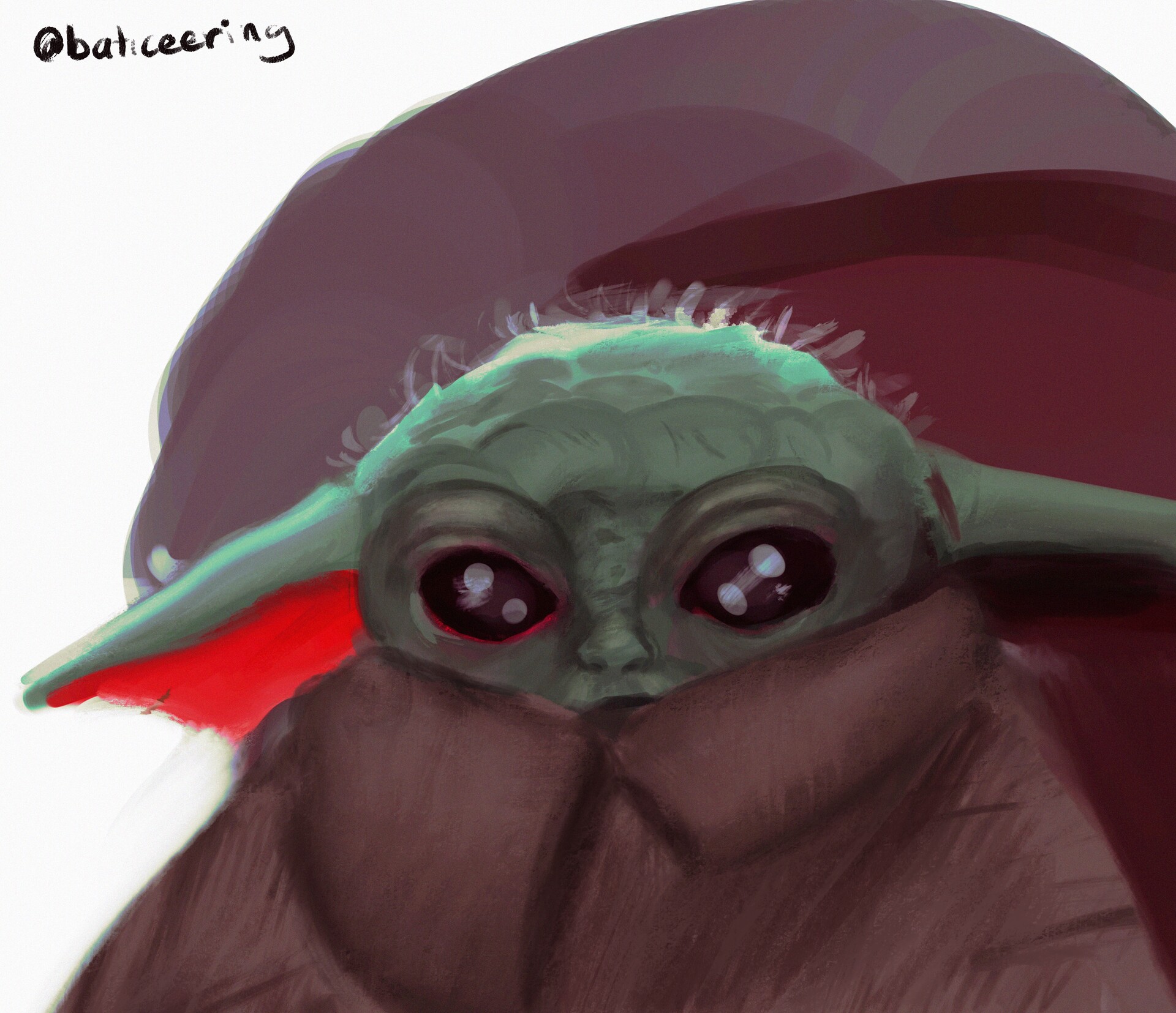 ArtStation - baby yoda - grogu