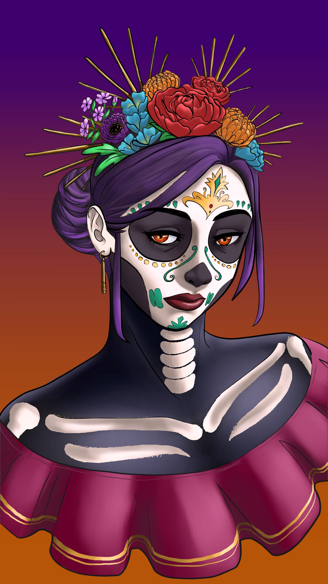 ArtStation - Catrina in my style