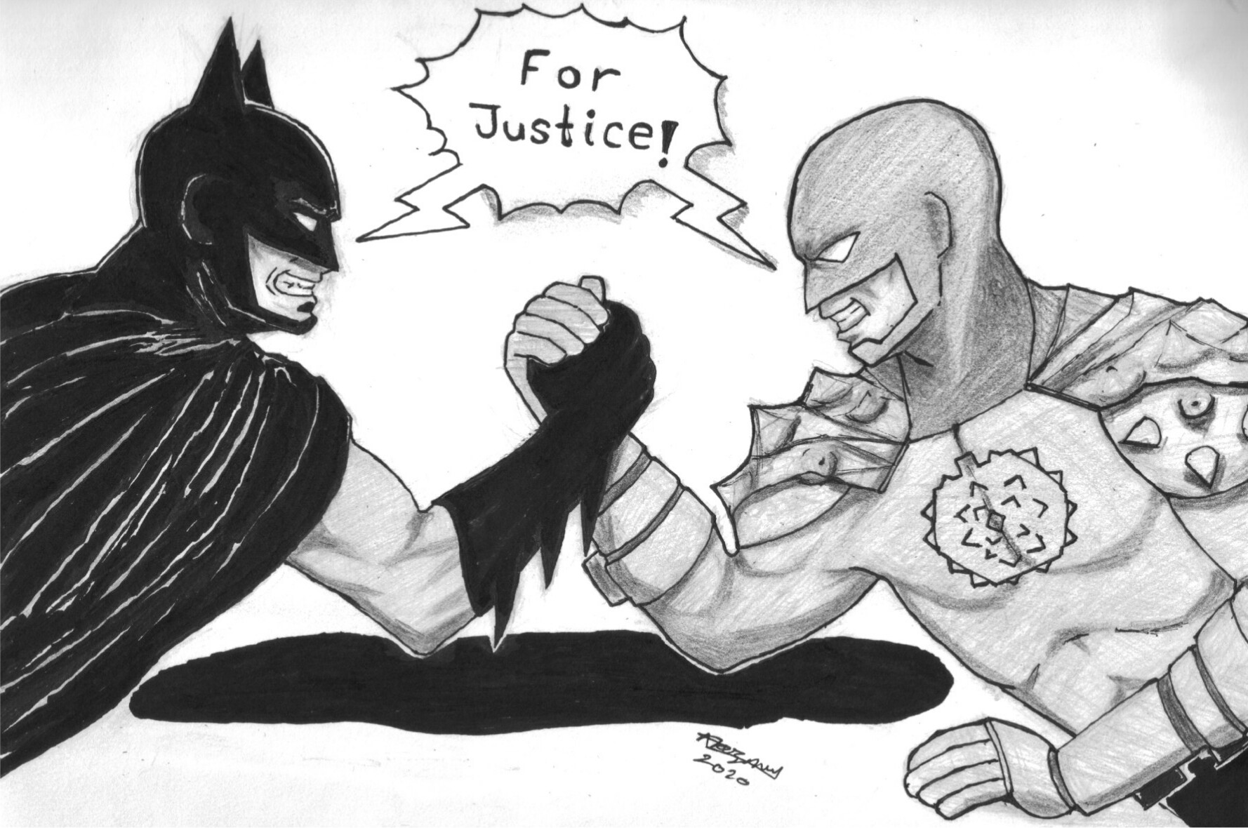 ArtStation - The Batman Vs Captain Kathal (Captain Jackfruit)