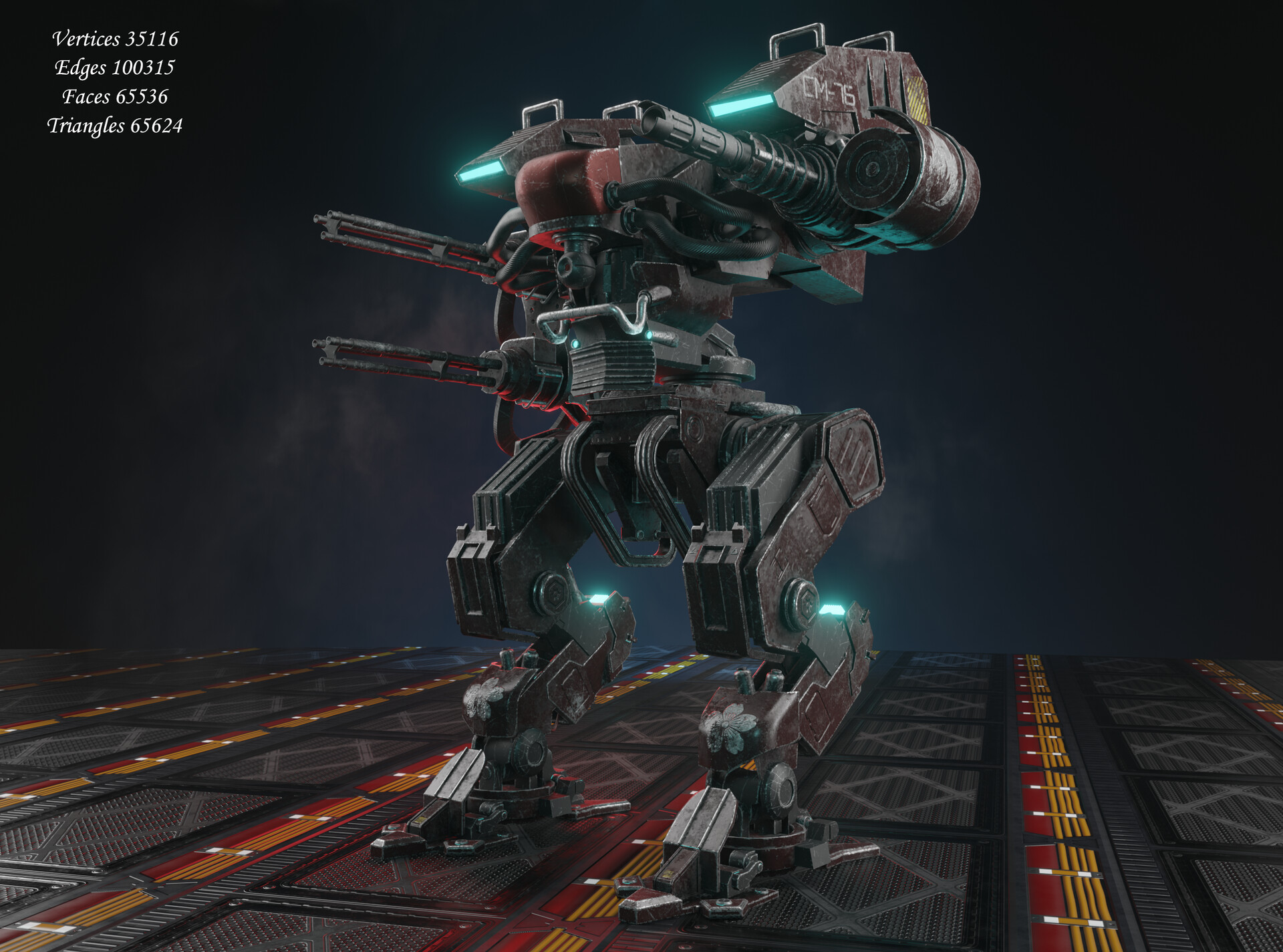 ArtStation - Combat mecha CM-76