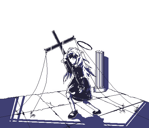 ArtStation - Cross Girl