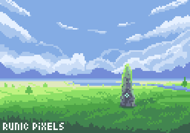 ArtStation - Pixel Grasslands Study, Ronald van Egdom