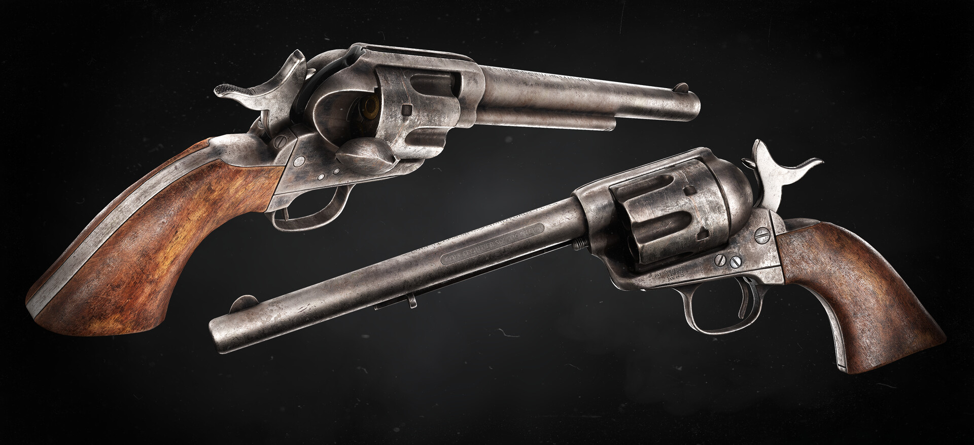 Egor Pasko - Colt Frontier Six Shooter 1888 - Gameready Revolver