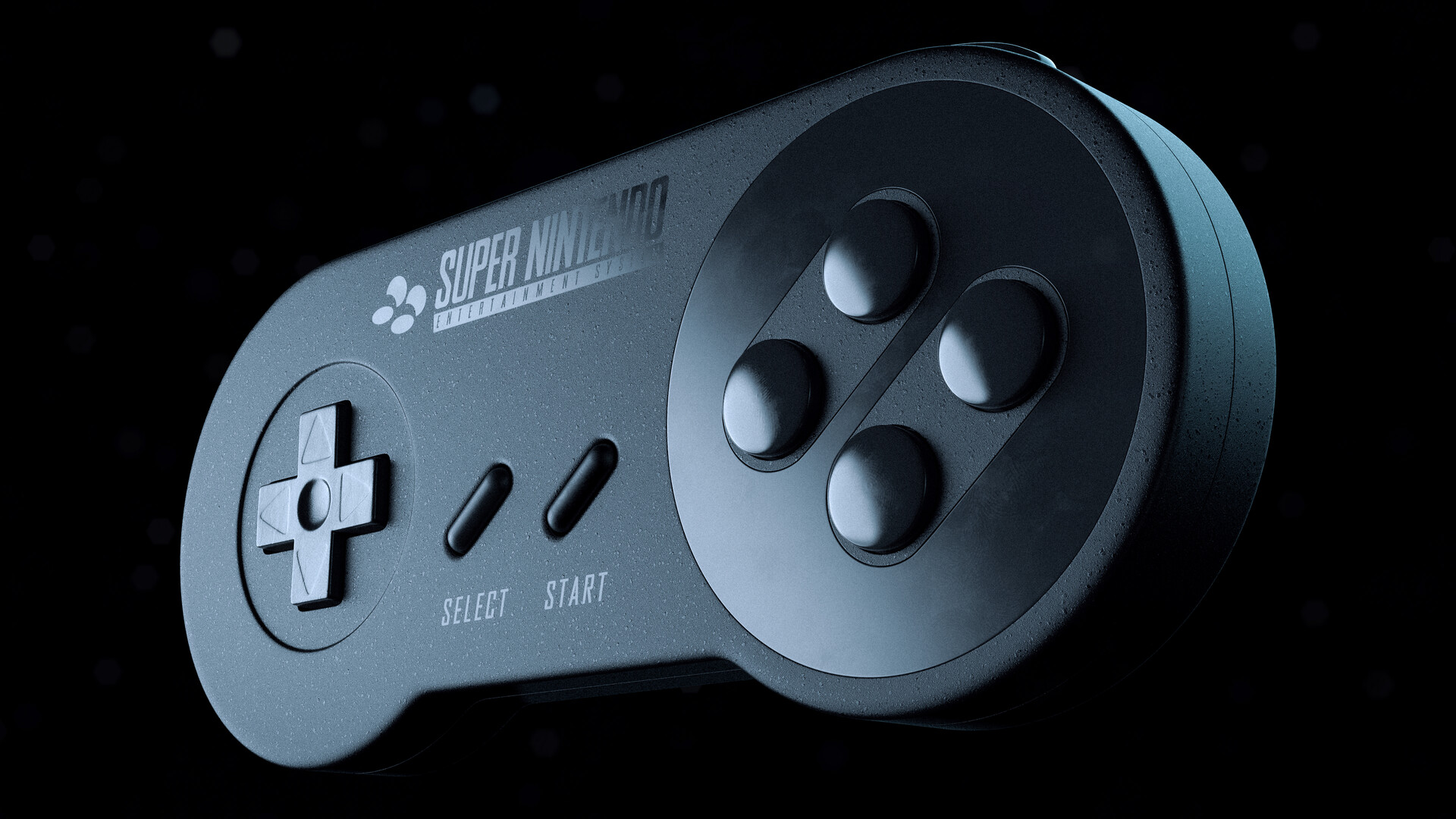 ArtStation - SNES controller renders and motion tests