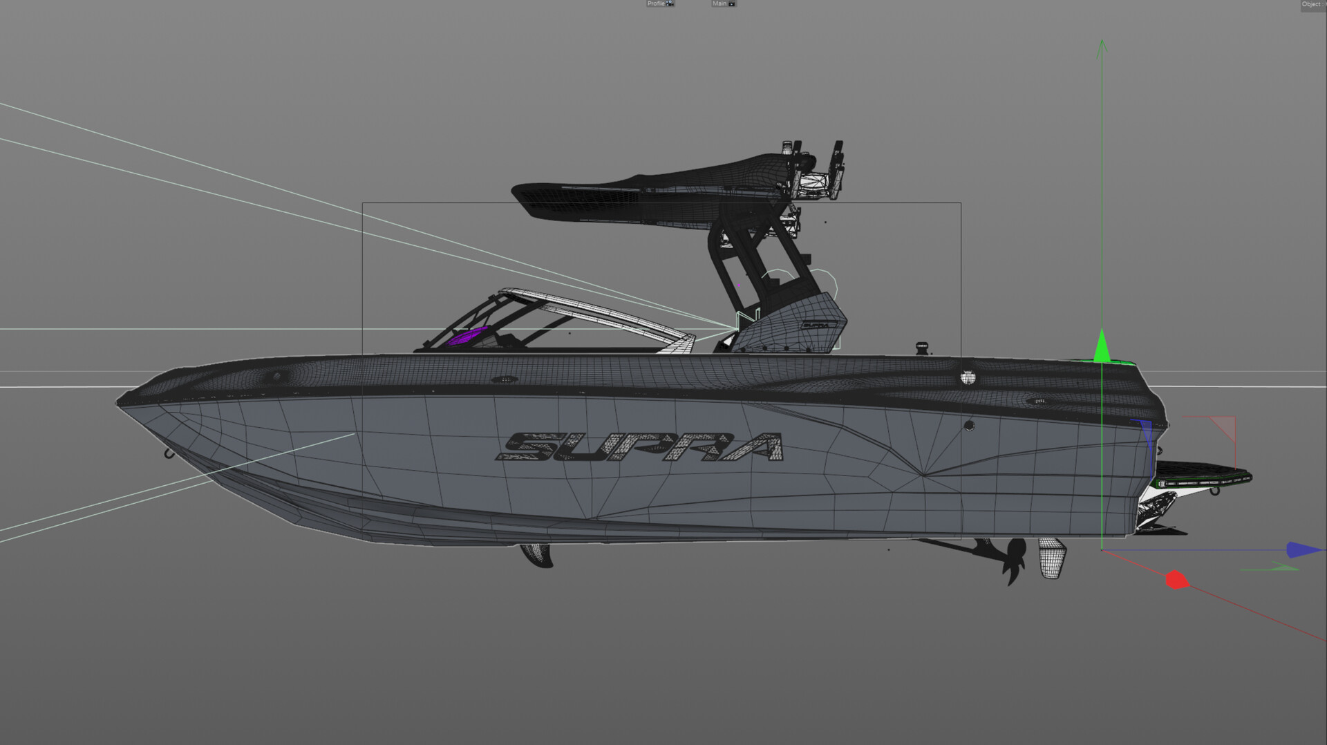 Scott Wood - Supra Boats 3d product viz