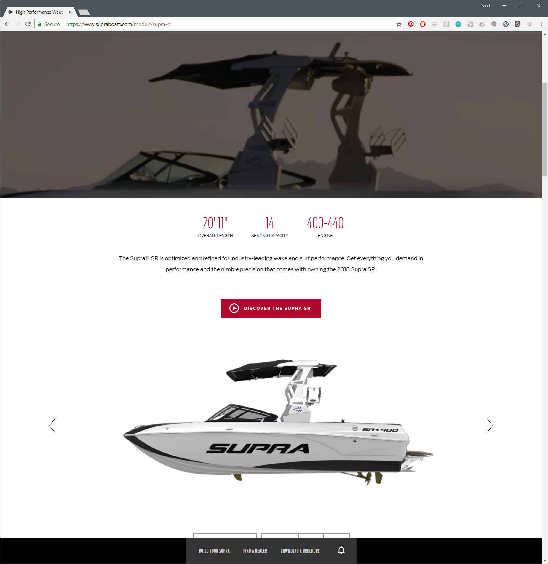 Scott Wood - Supra Boats 3d product viz