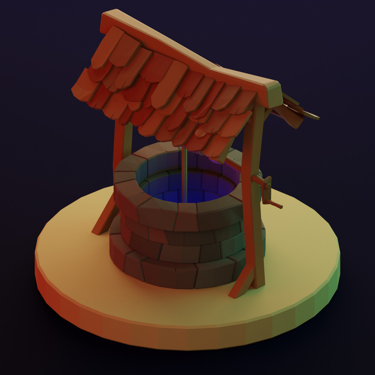 ArtStation - Stone well