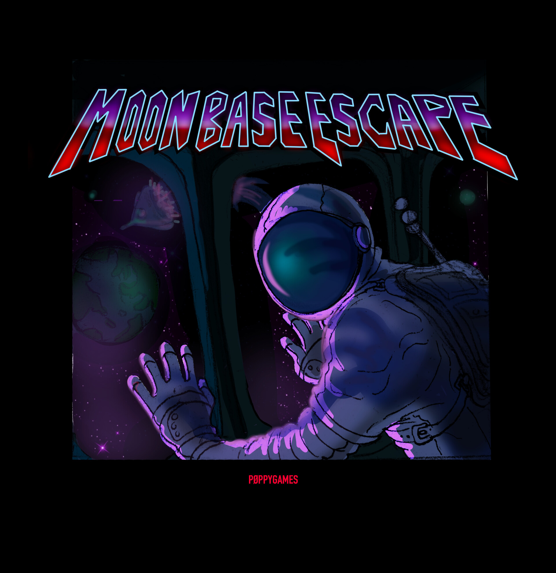 ArtStation - Moonbase Escape - 2018