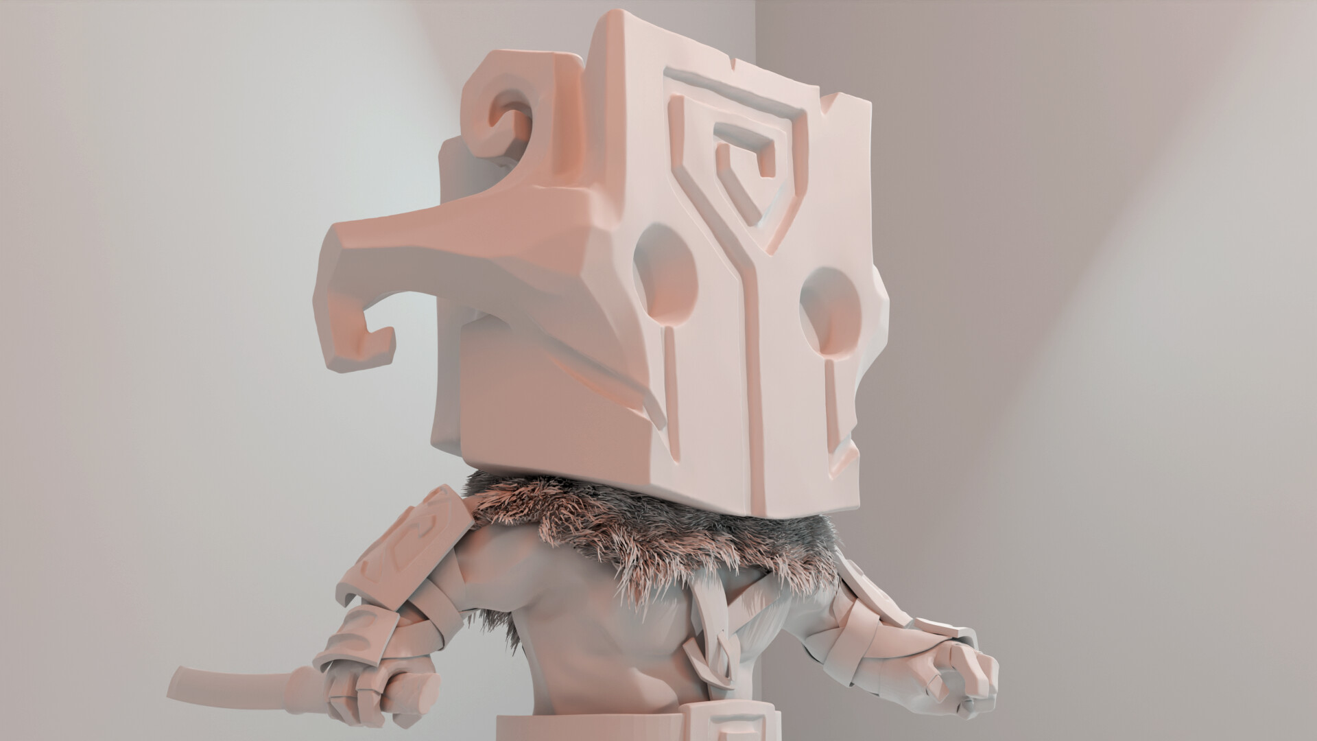 ArtStation - Dota2 - Chibi Juggernaut