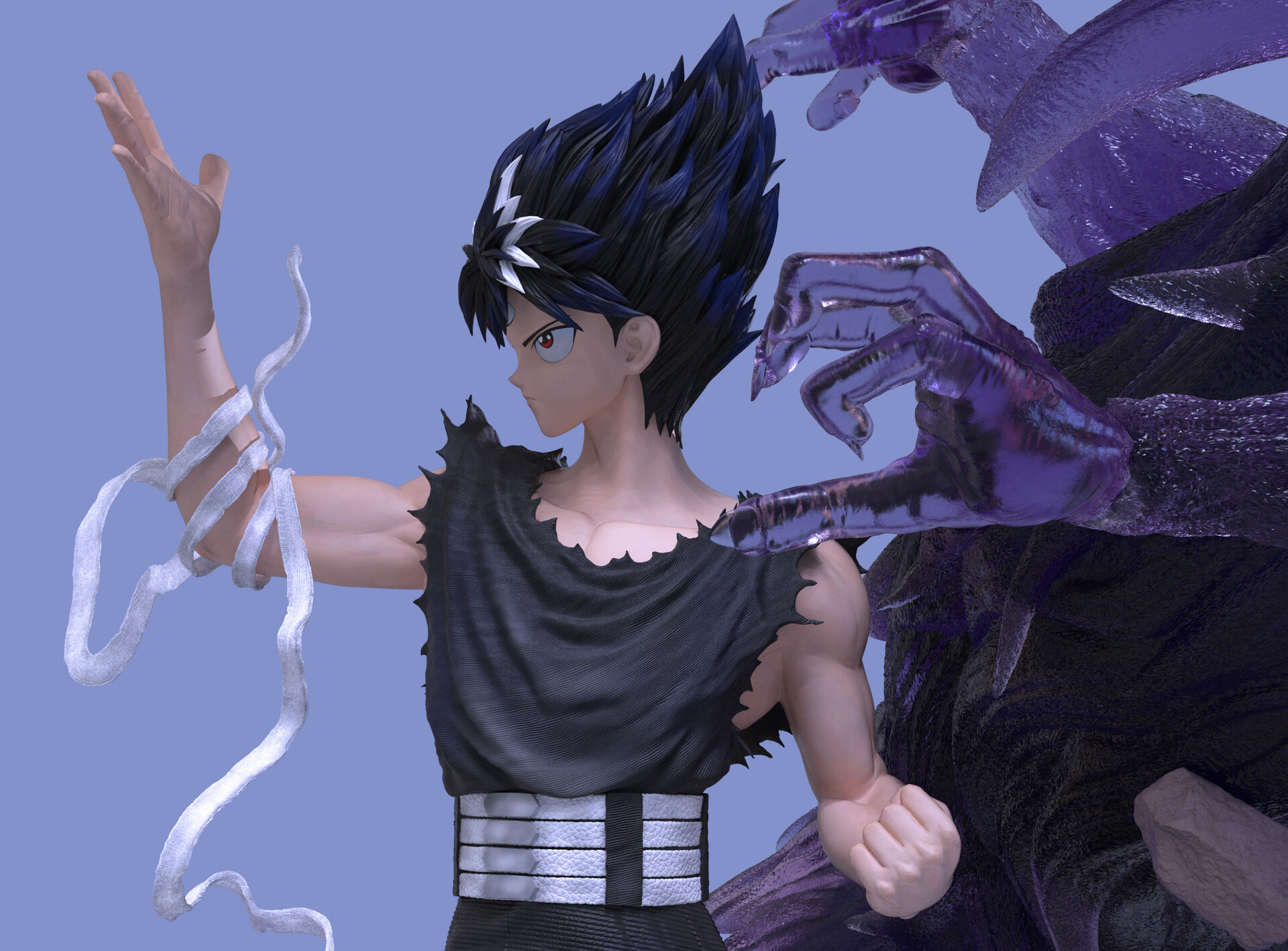 Yu Yu Hakusho Hiei Dragon