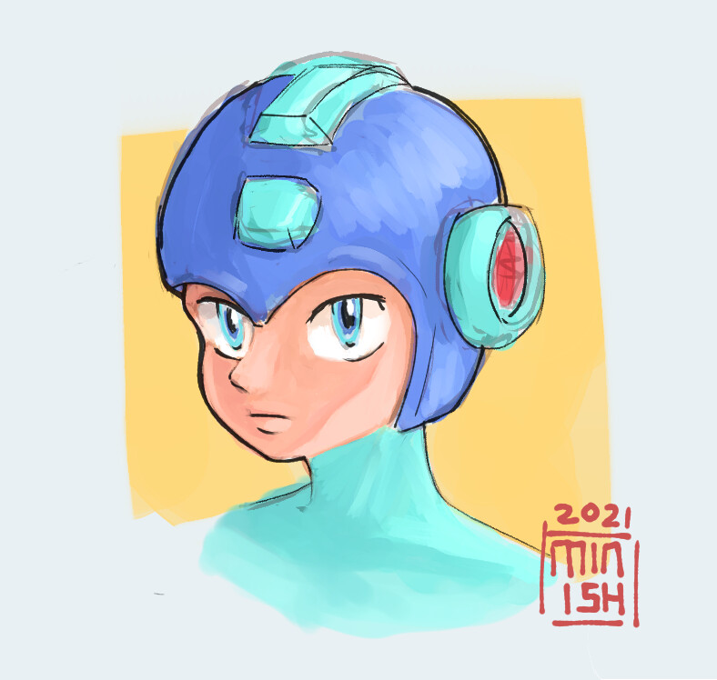 ArtStation - OG Megaman fanart